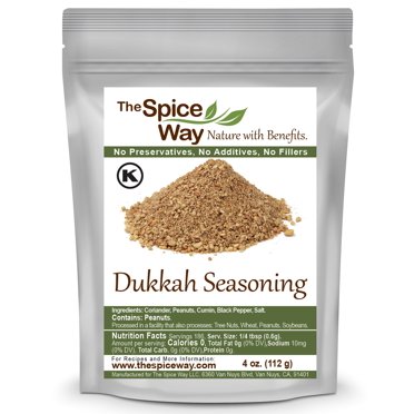 The Spice Way Hazelnut Dukkah Seasoning - Traditional Egyptian Spice ...