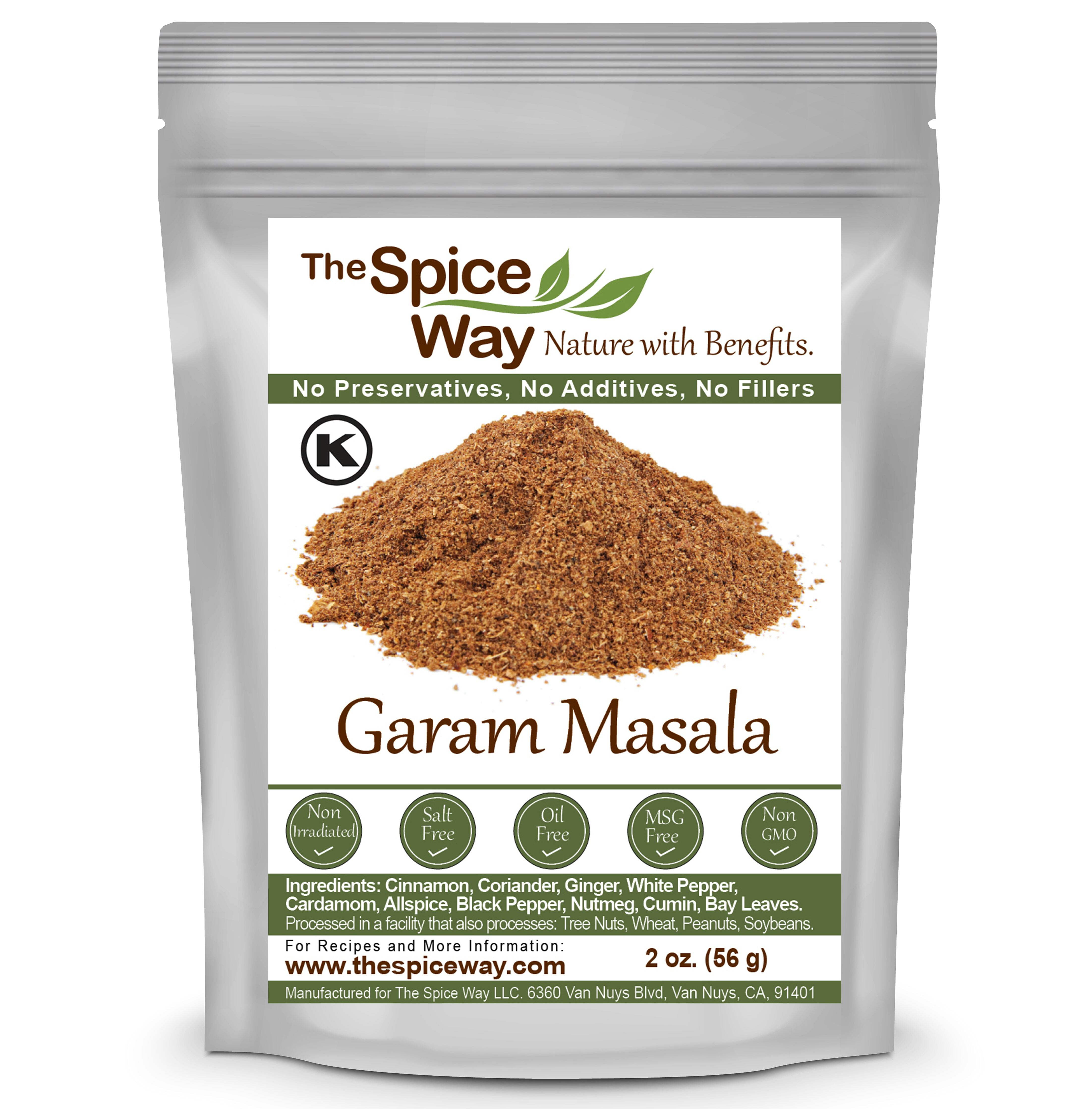 The Spice Way Garam Masala Seasoning Powder - Indian Cuisine Ground Mix ...