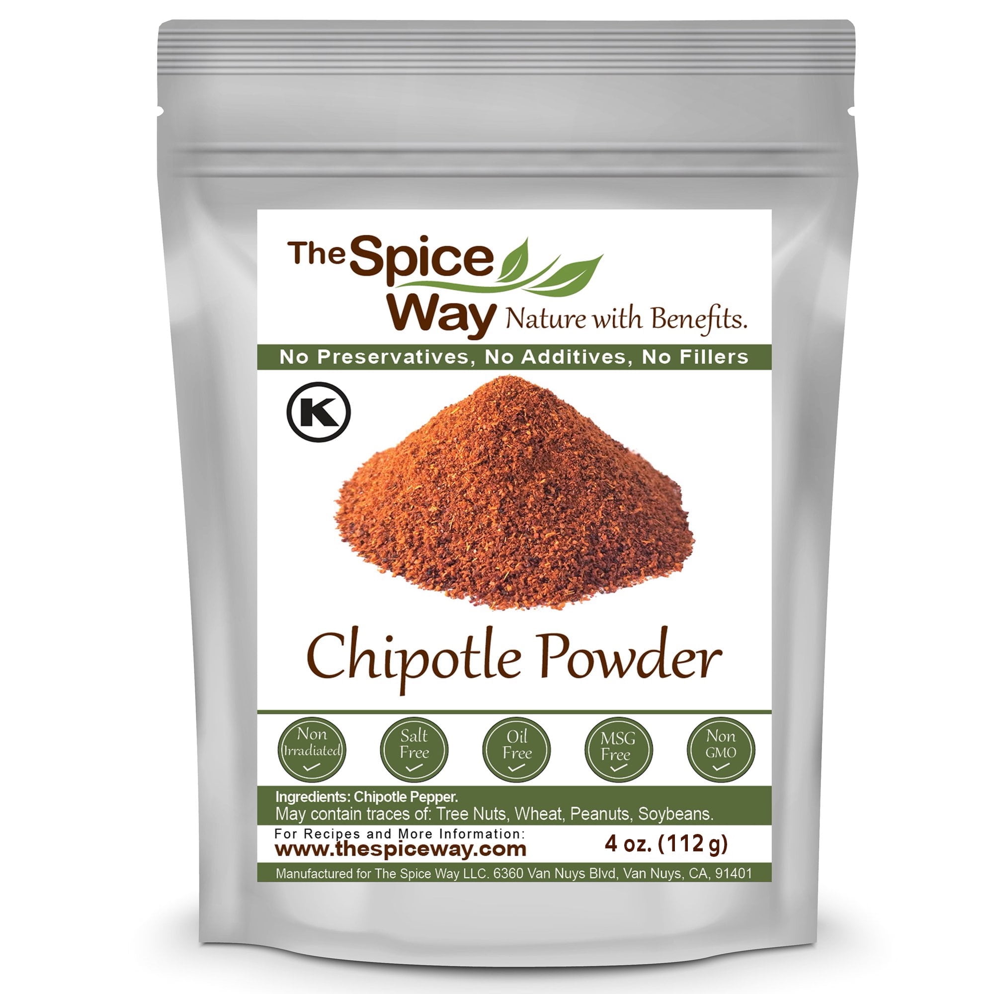 The Spice Way Ground Chipotle - Resealable Bag - 4 oz. - Walmart.com
