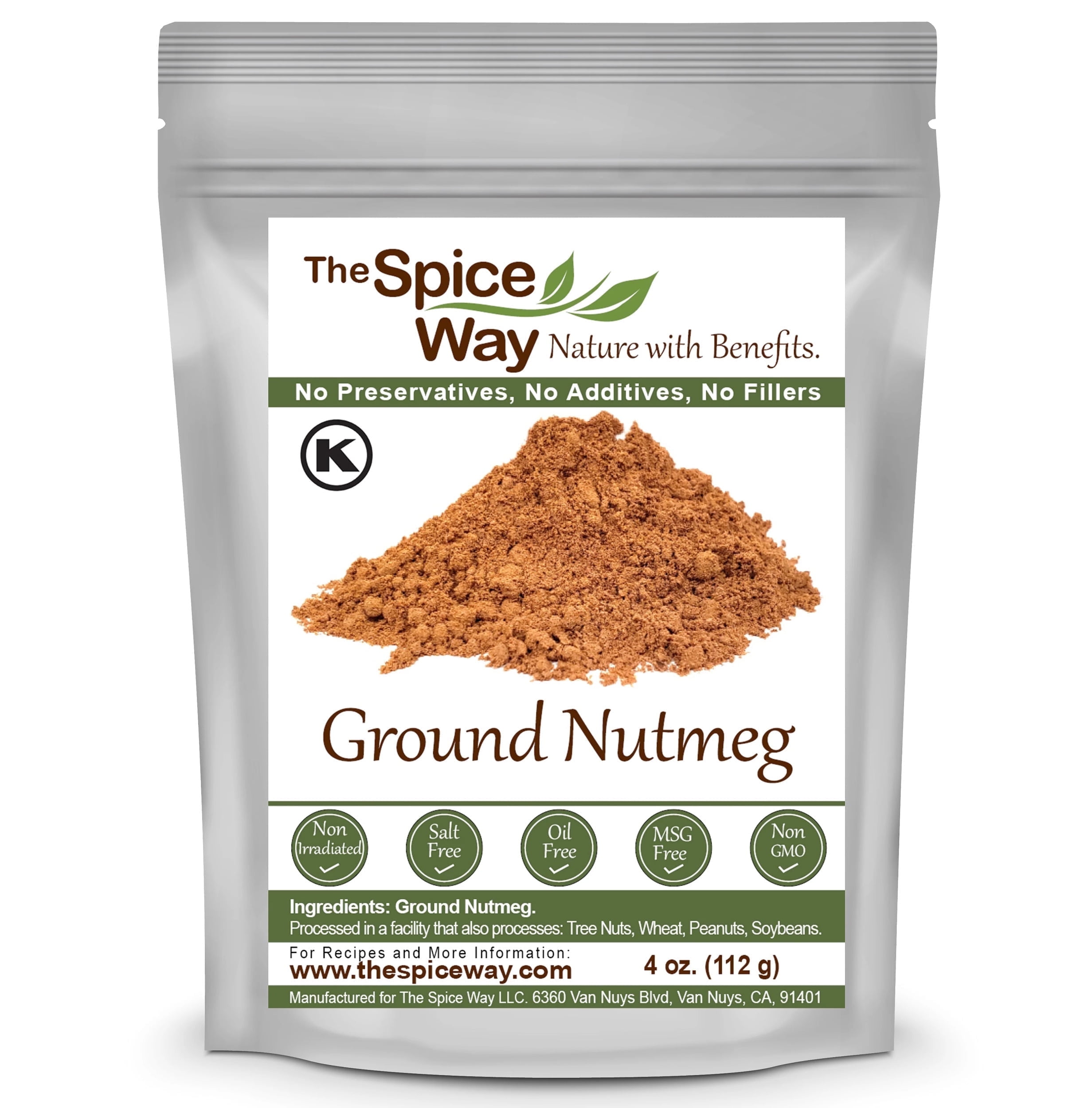 The Spice Way Ground Nutmeg - Middle Eastern, and Asian Spice Blend ...