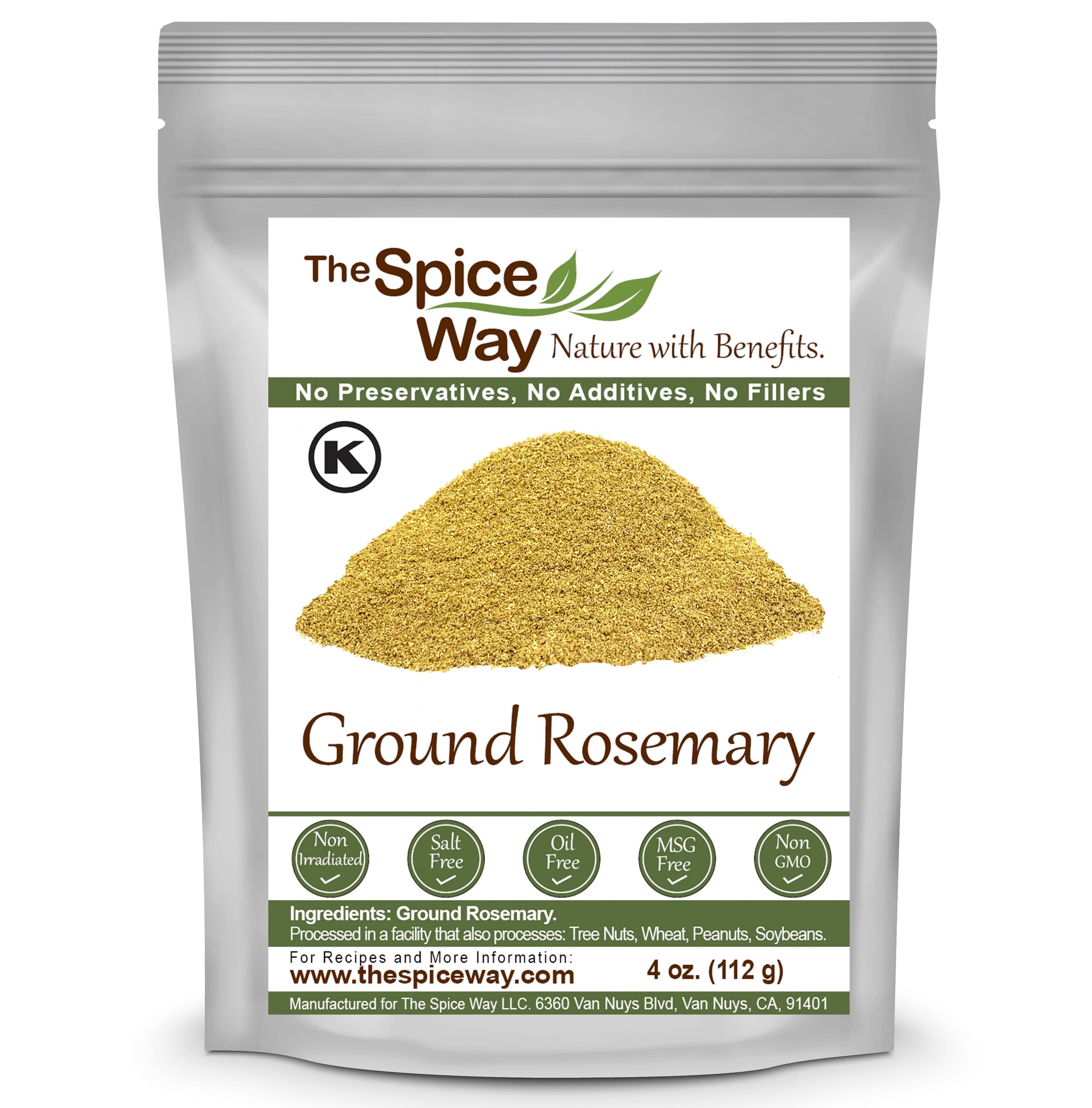 The Spice Way Ground Rosemary – European & Middle Eastern Cuisine - All ...