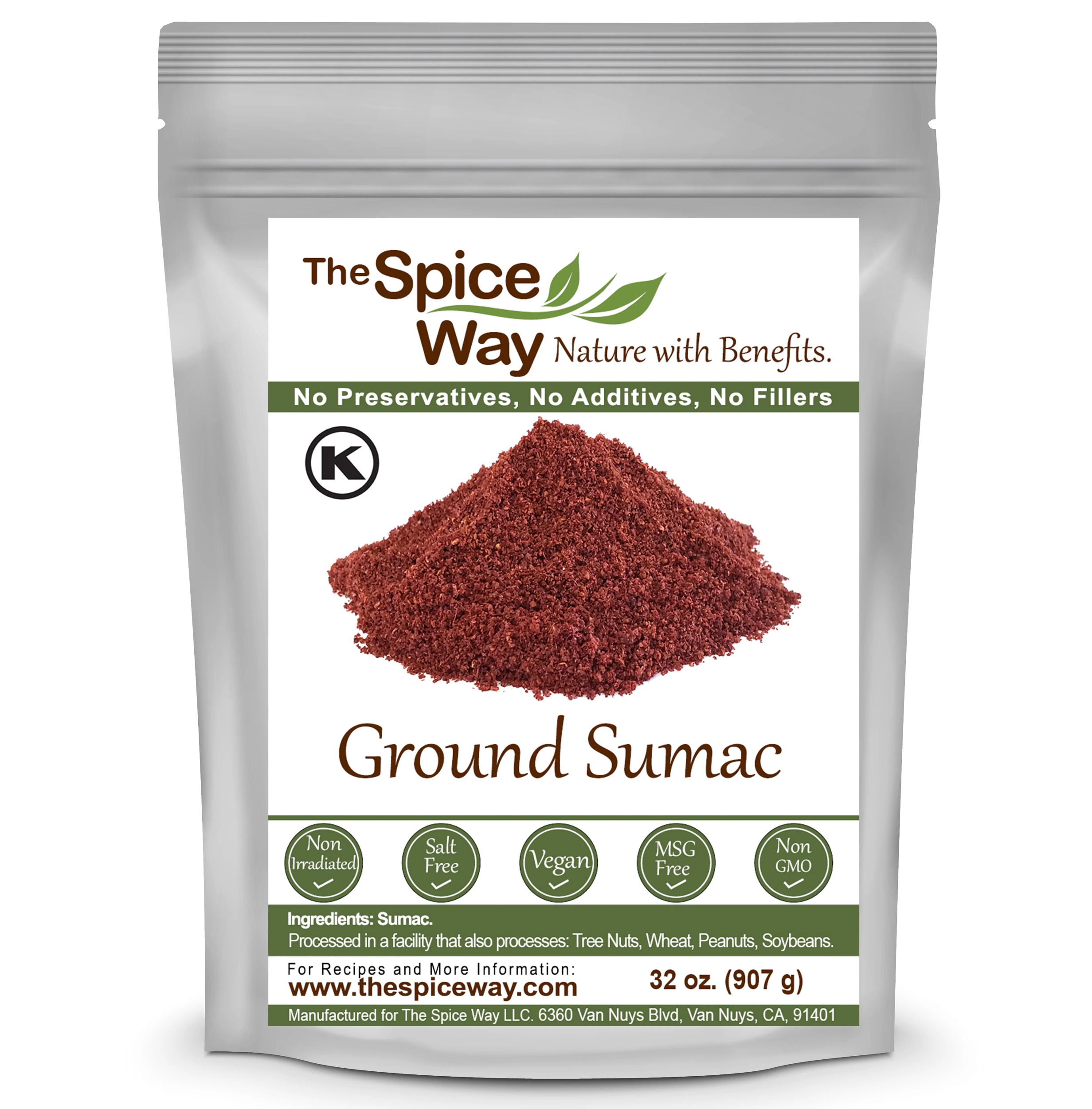 The Spice Way Ground Sumac - Middle Eastern and Turkish cuisine Spice ...