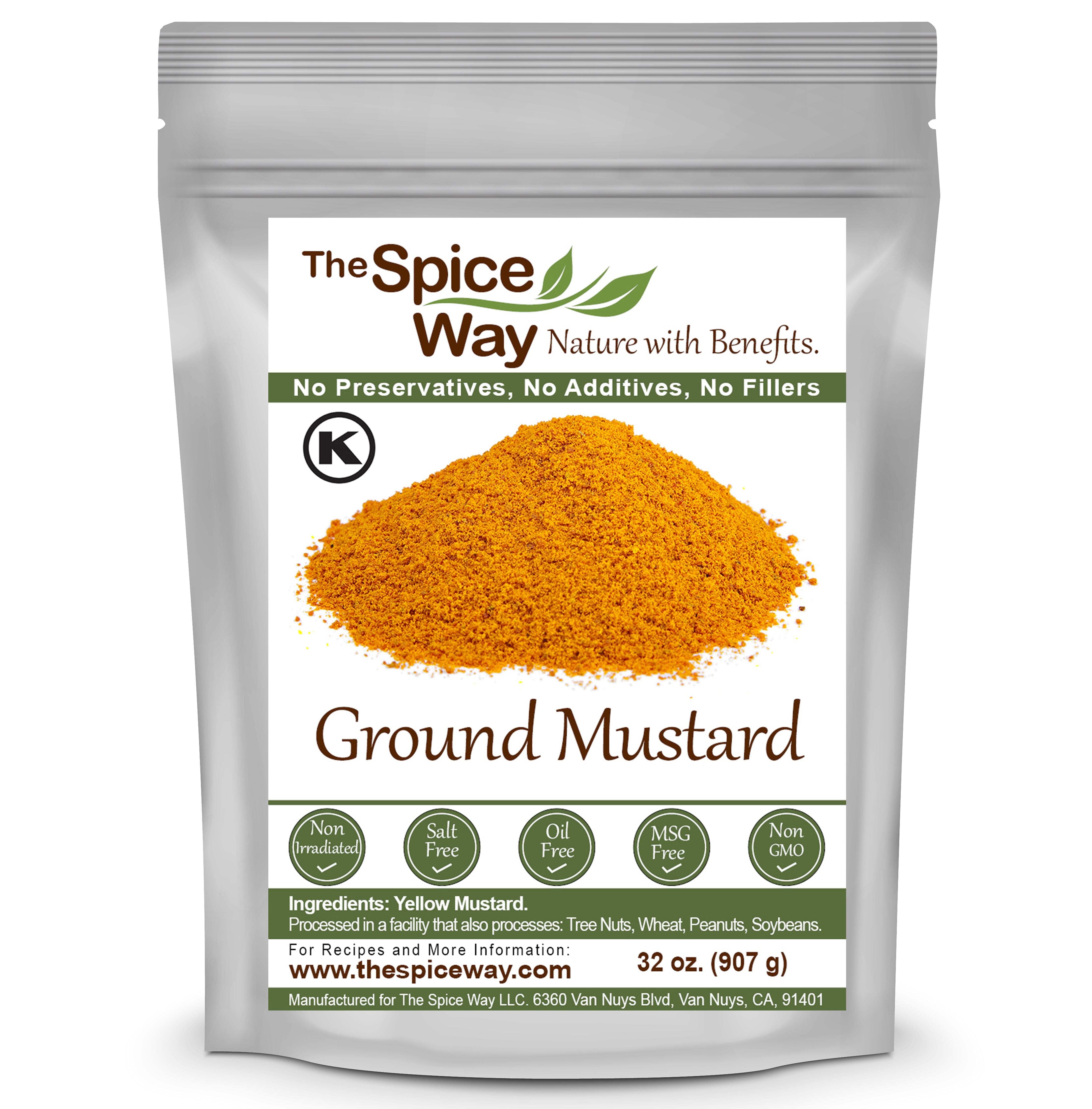The Spice Way Ground Yellow Mustard Seeds - European, Asian and ...