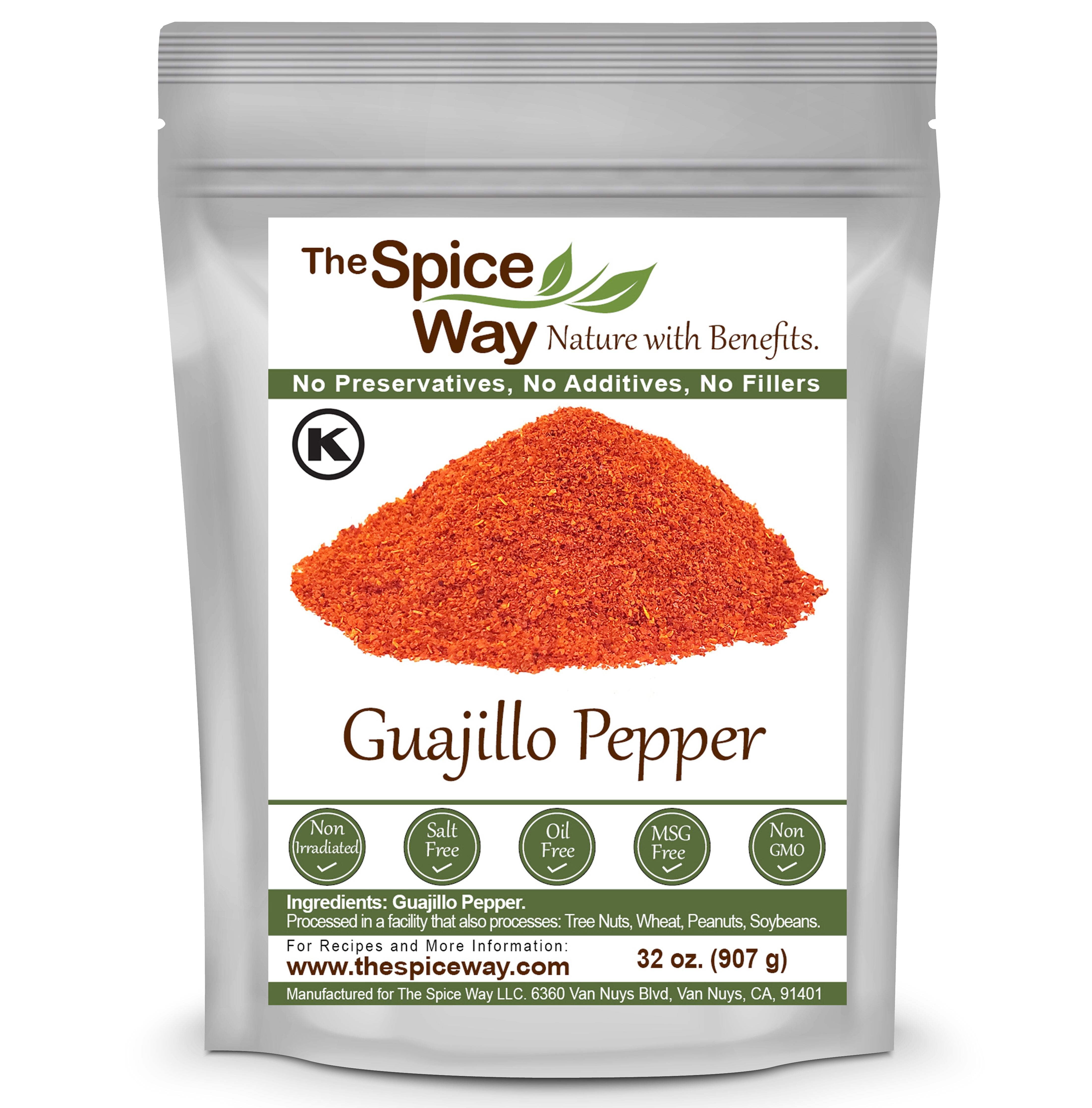 The Spice Way Guajillo Pepper Powder- Mexican cuisine Spice – All Natural – Powdered ...