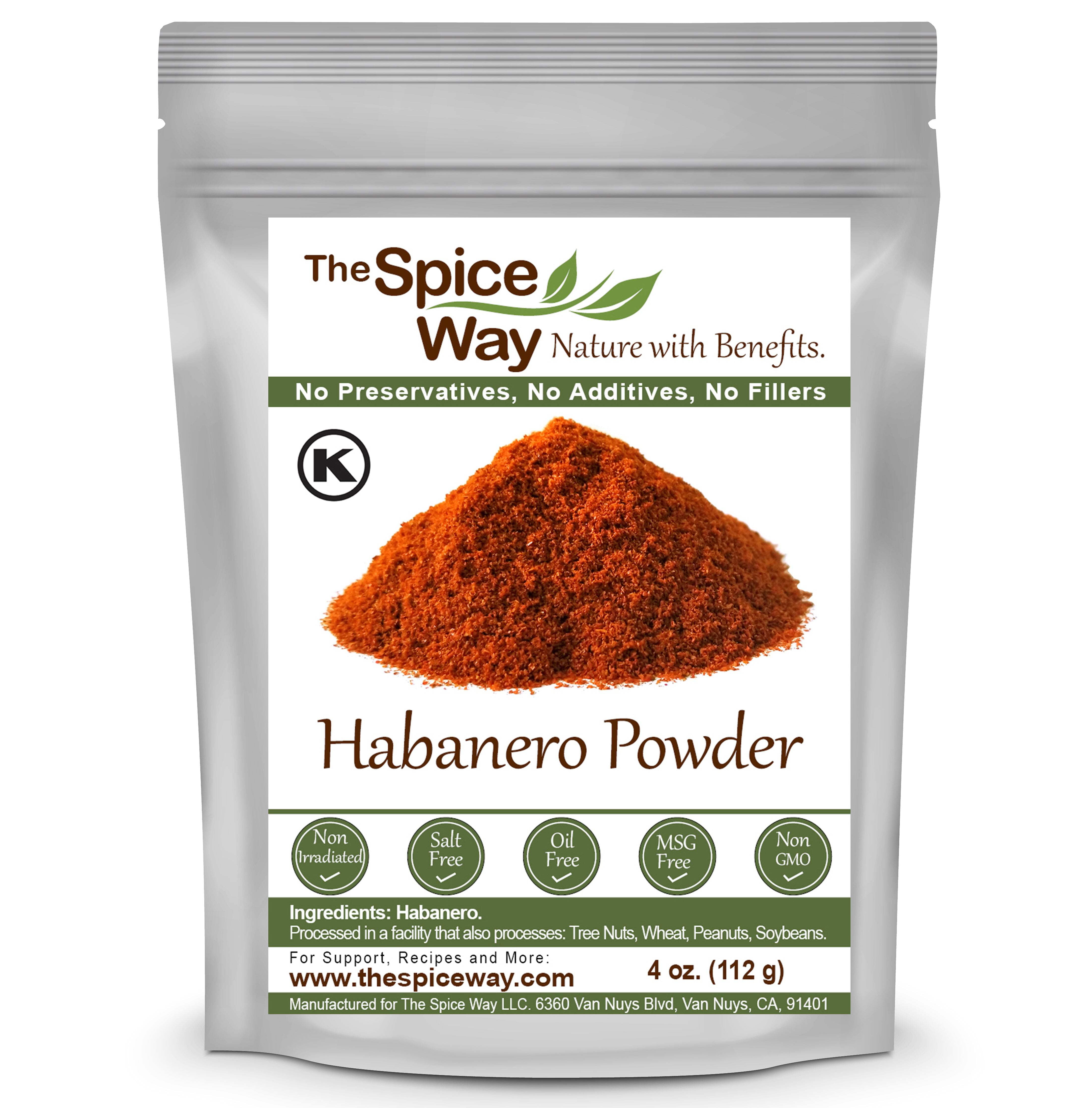 The Spice Way All Natural Habanero Powder - Mexican Cuisine Spice ...