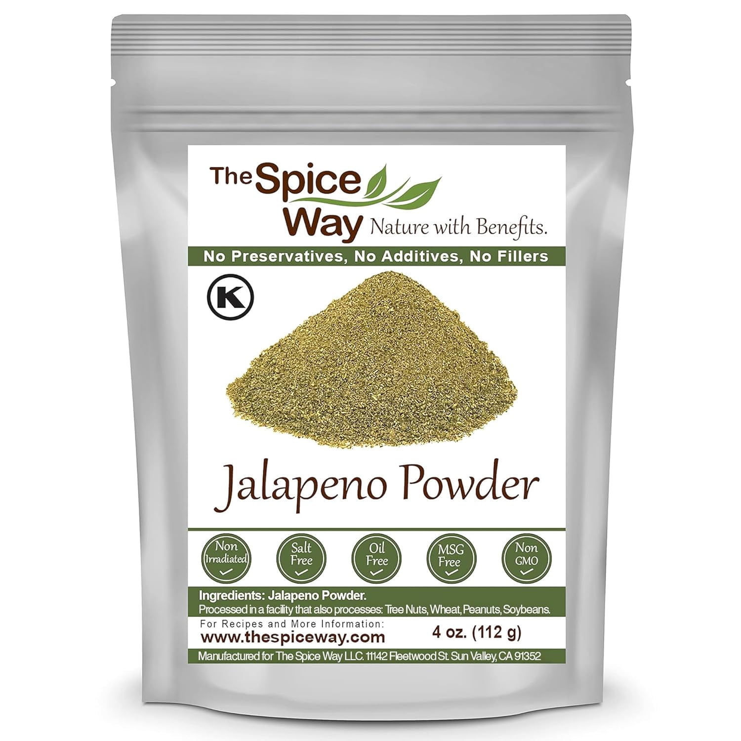 The Spice Way Jalapeno Powder Mexican cuisine spice all natural 4 oz ...