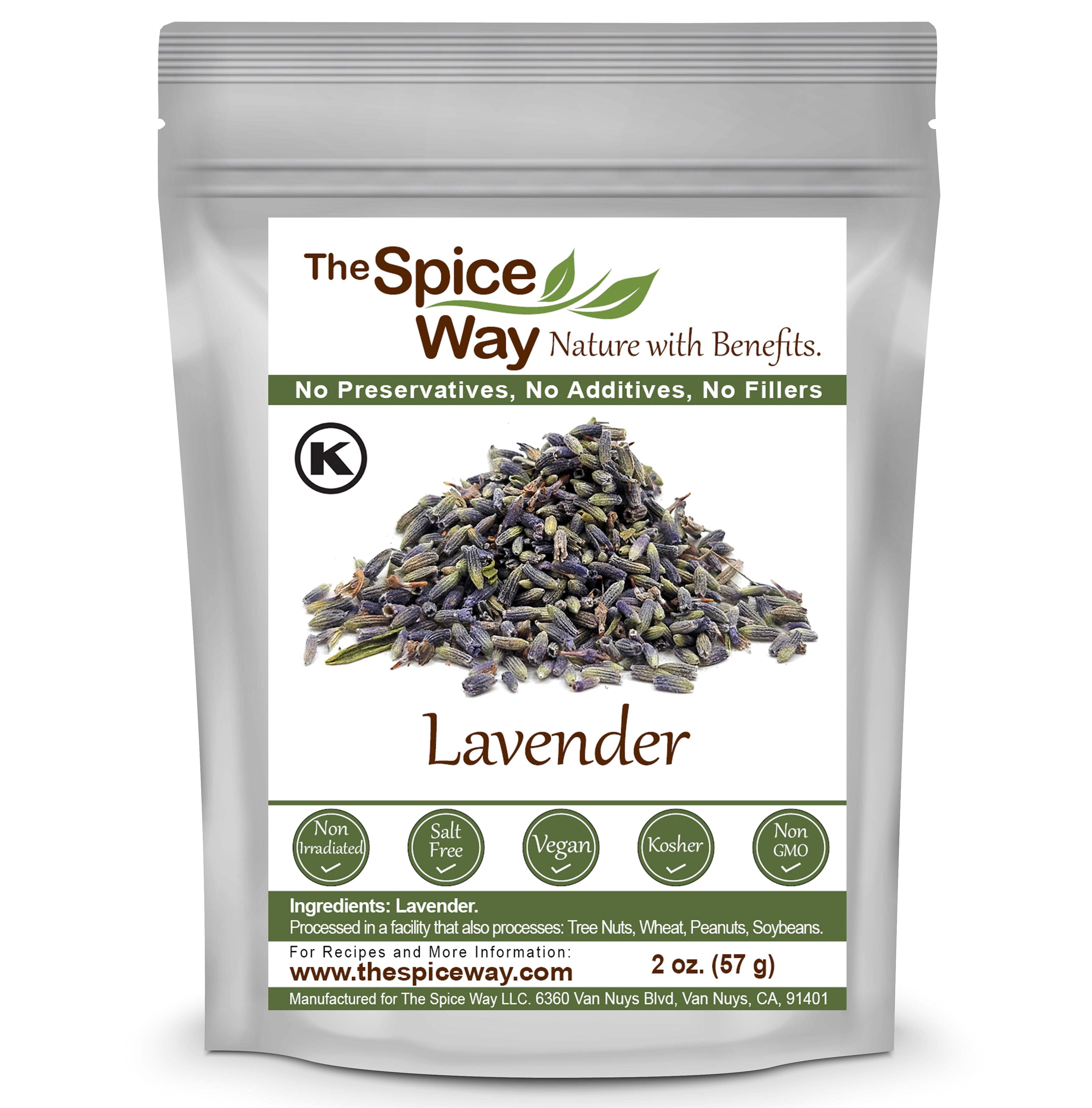 Spice Way Fresh Cooking Lavender - Culinary Natural Dried Edible ...