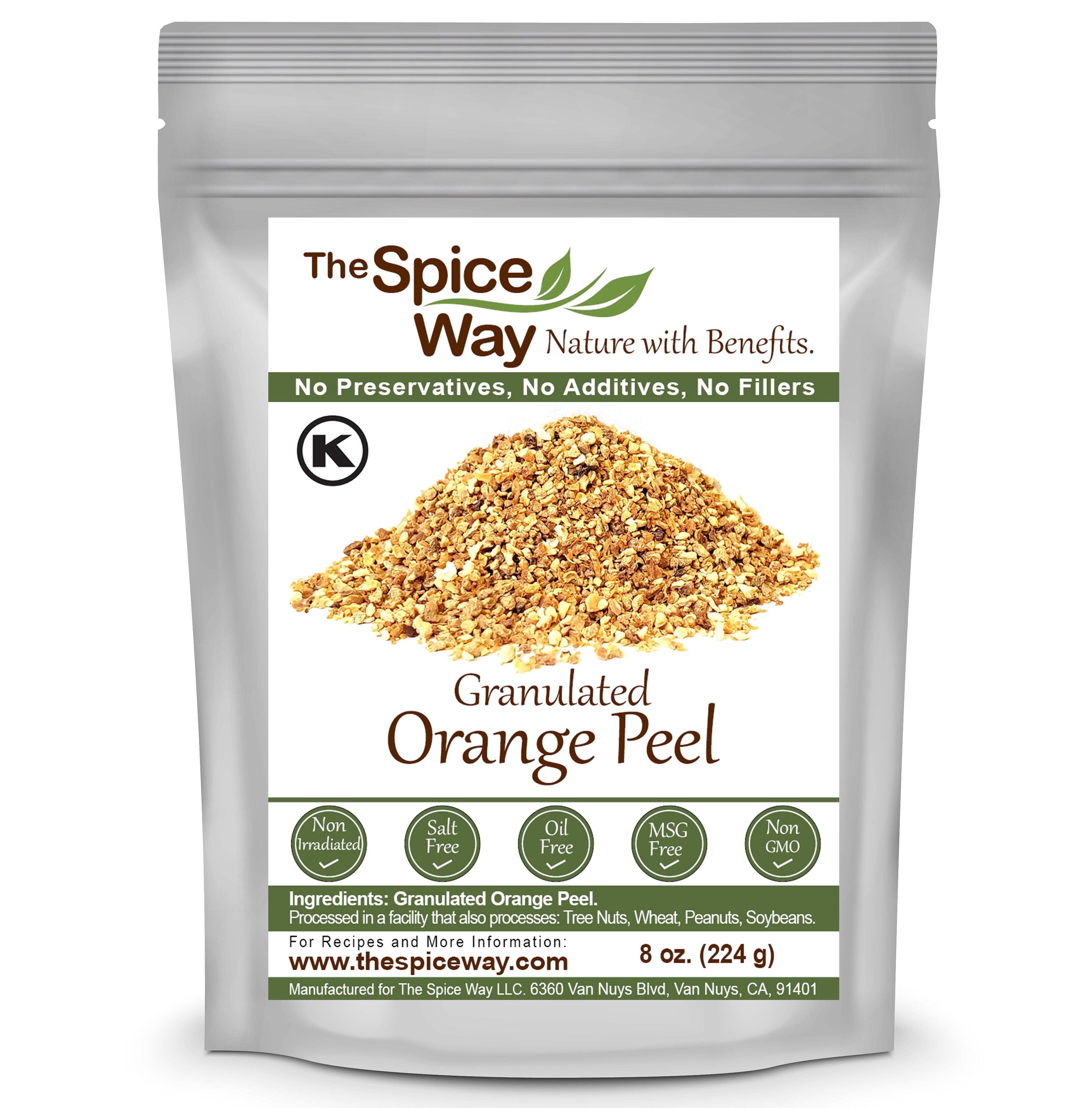 The Spice Way Orange Peel Granules - European, Middle Eastern, Asian ...