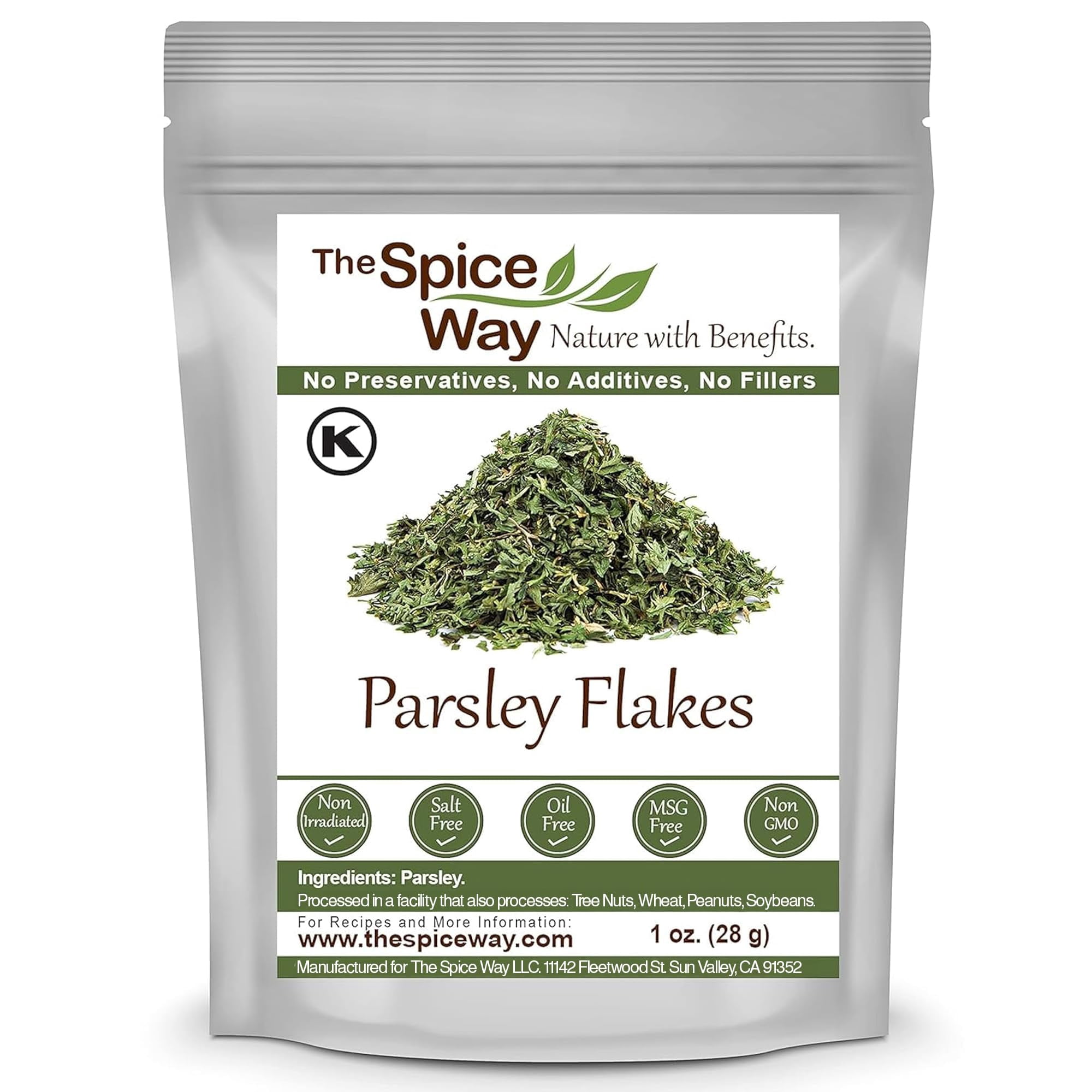 The Spice Way Parsley BCF26 Flakes - Burst of Freshness in Every Dish ...