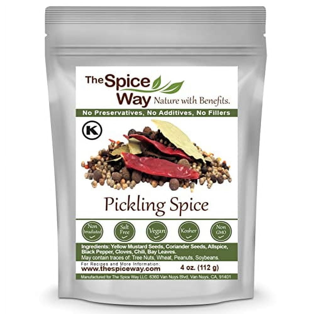 The Spice Way Pickling Spice 4 oz Natural Blend for Pickles Canning ...