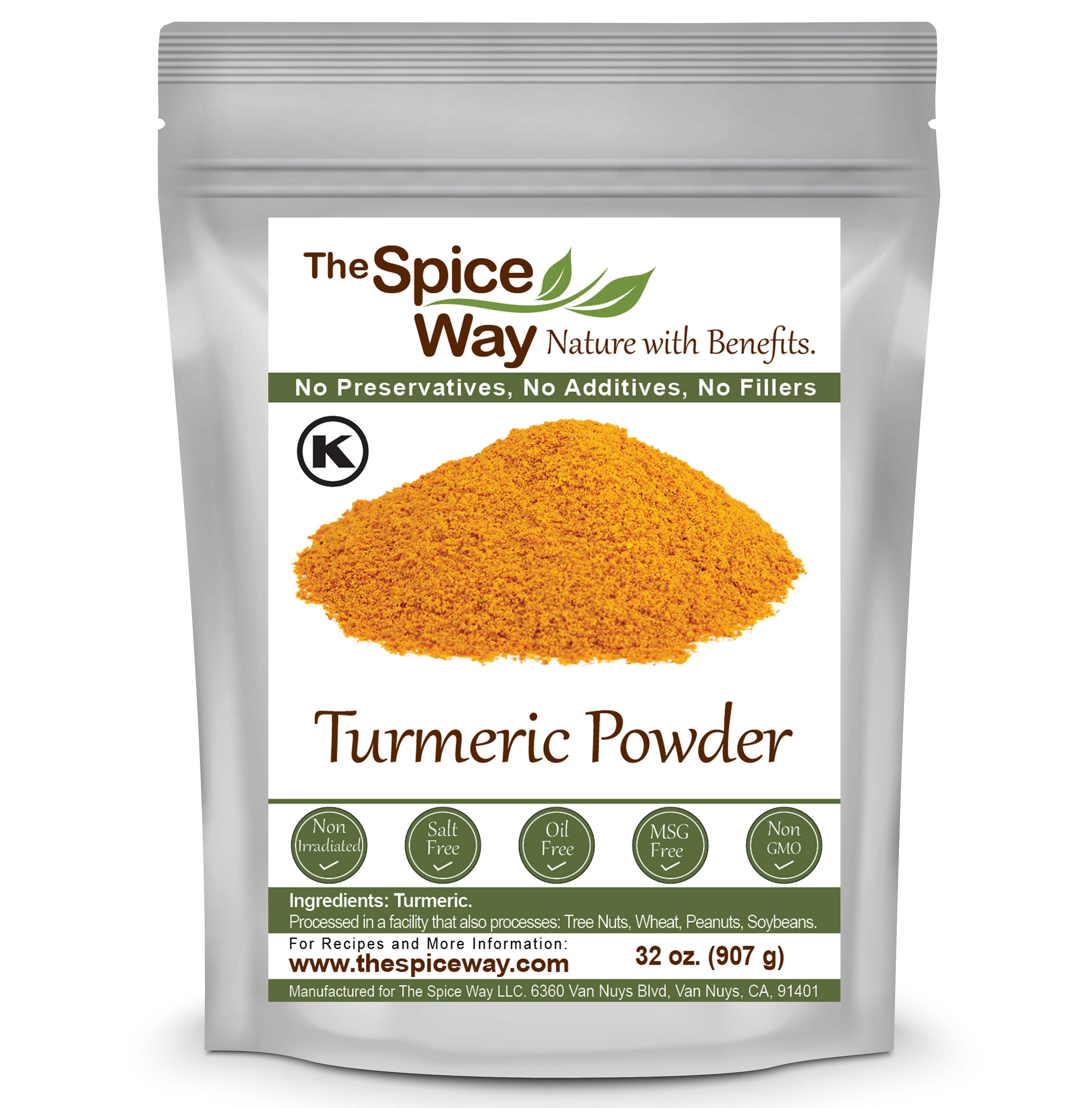 The Spice Way Ground Turmeric Powder - Middle Eastern/Asian Spice - All ...