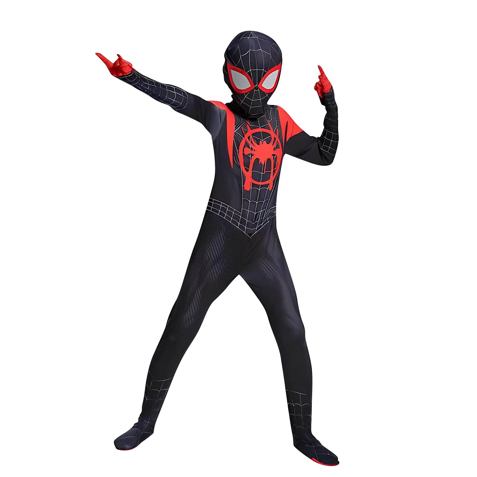 The Spider Homecoming Stark Suit Out fit Bodysuit Clothing for Children ...