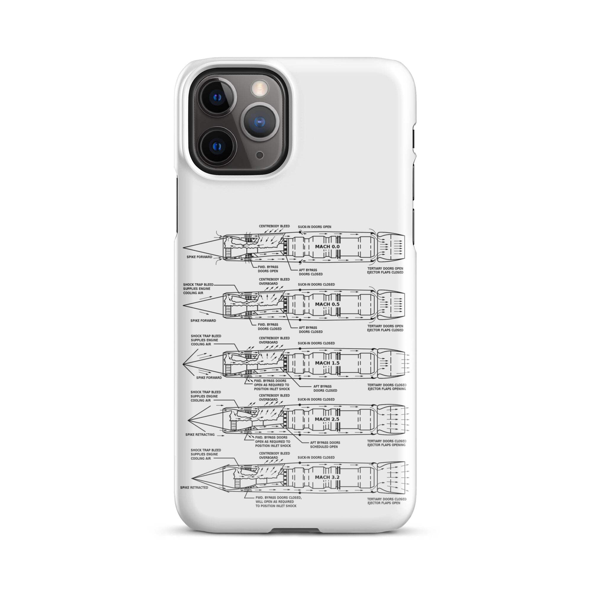 The Spike | SR-71 Blackbird J-58 Engine iPhone Case - Walmart.com