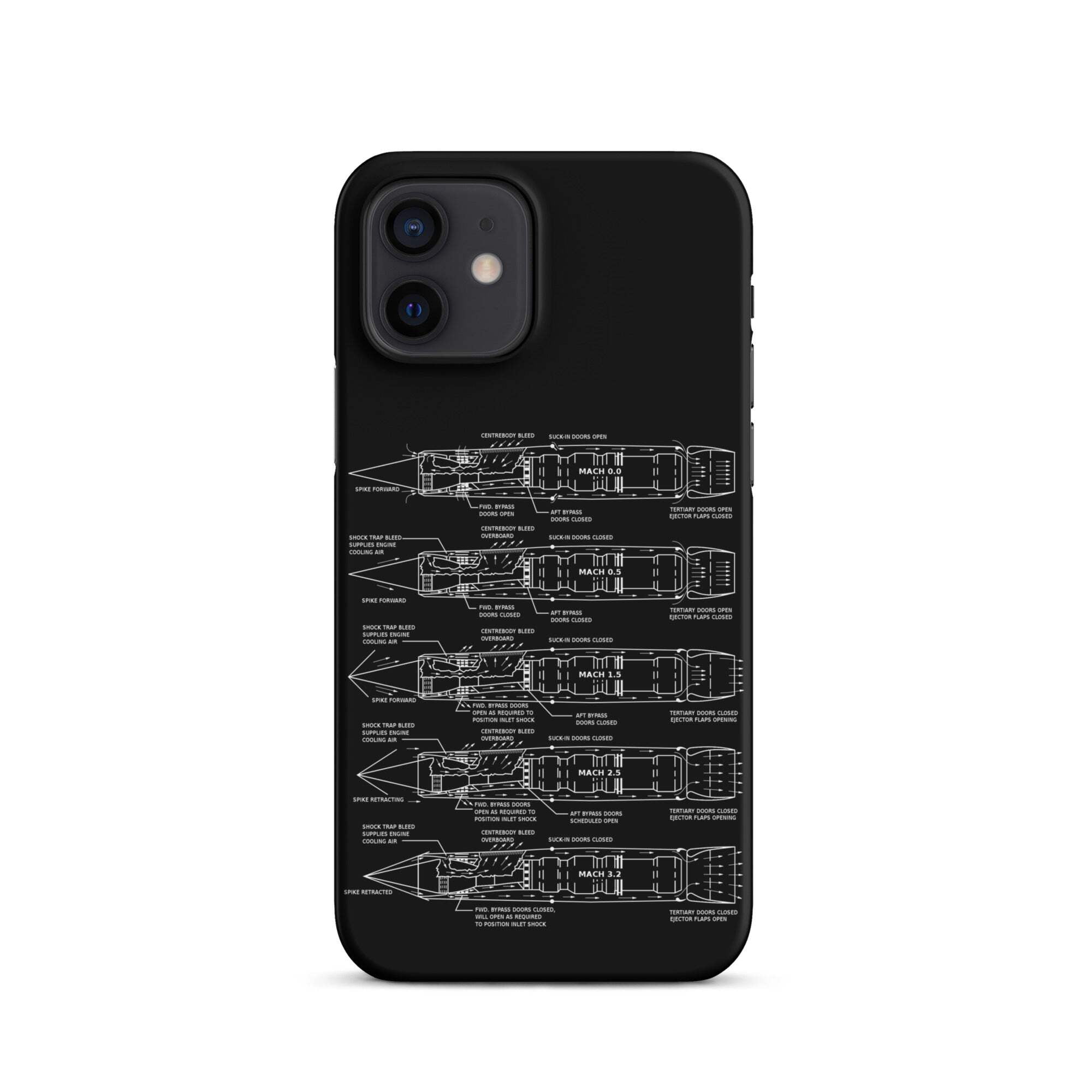 The Spike | SR-71 Blackbird J-58 Engine iPhone Case - Walmart.com