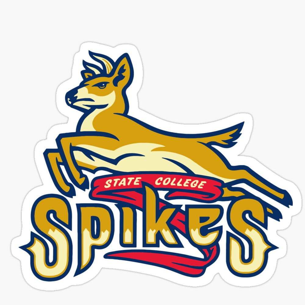 The-Spikes-Baseball Logo Sticker Phone Decal Water Bottle Stickers Car ...