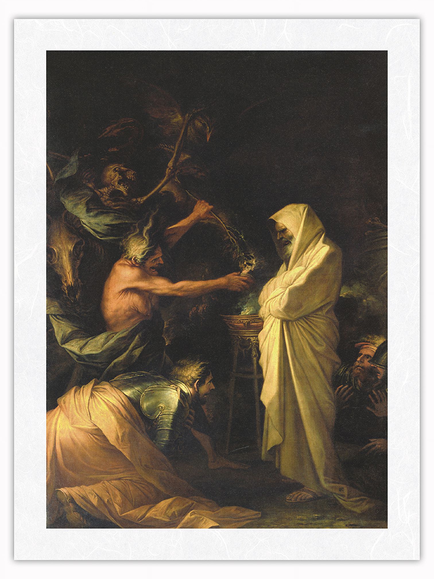 The Spirit of Samuel Appears to Saul at the House of the Witch Endor ...