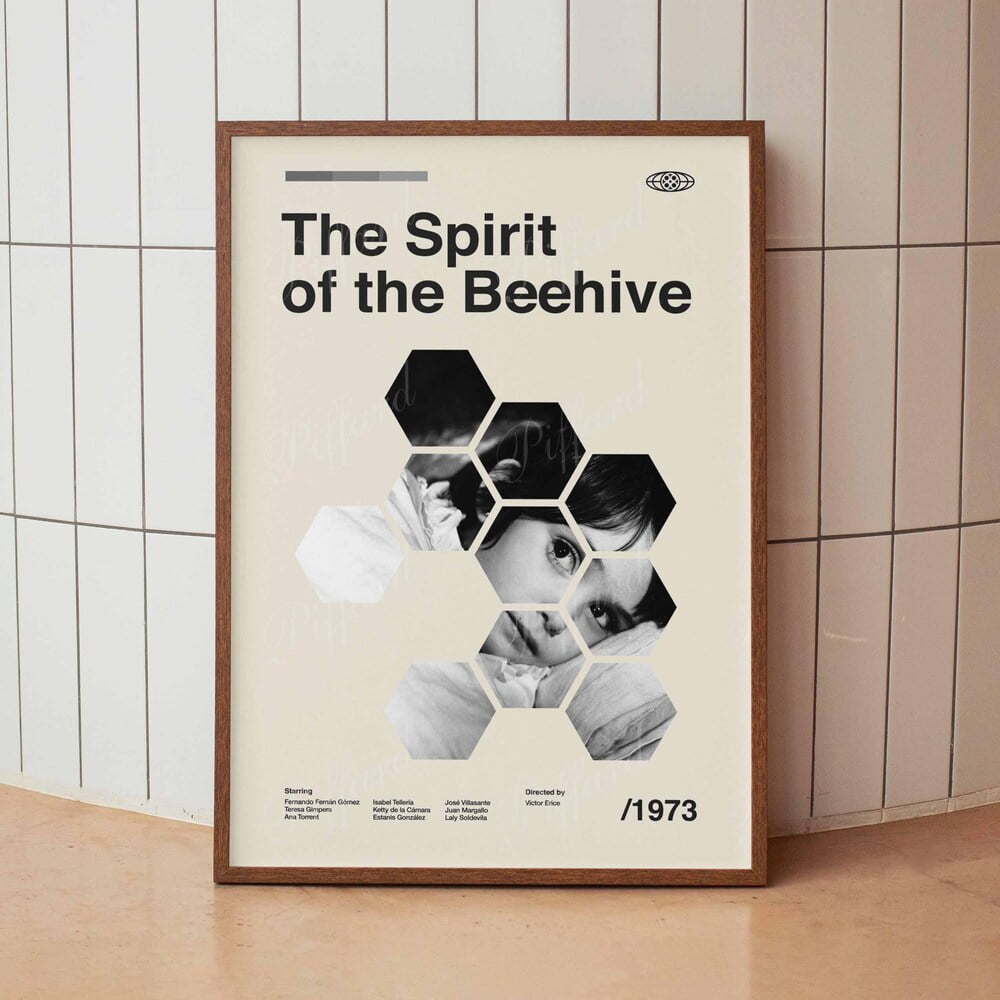 The Spirit of the Beehive Movie Poster VÃ­ctor Erice Classic Spanish ...