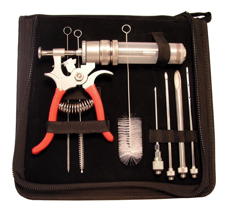 The SpitJack Magnum Meat Injector Gun - Complete Kit with Case ...