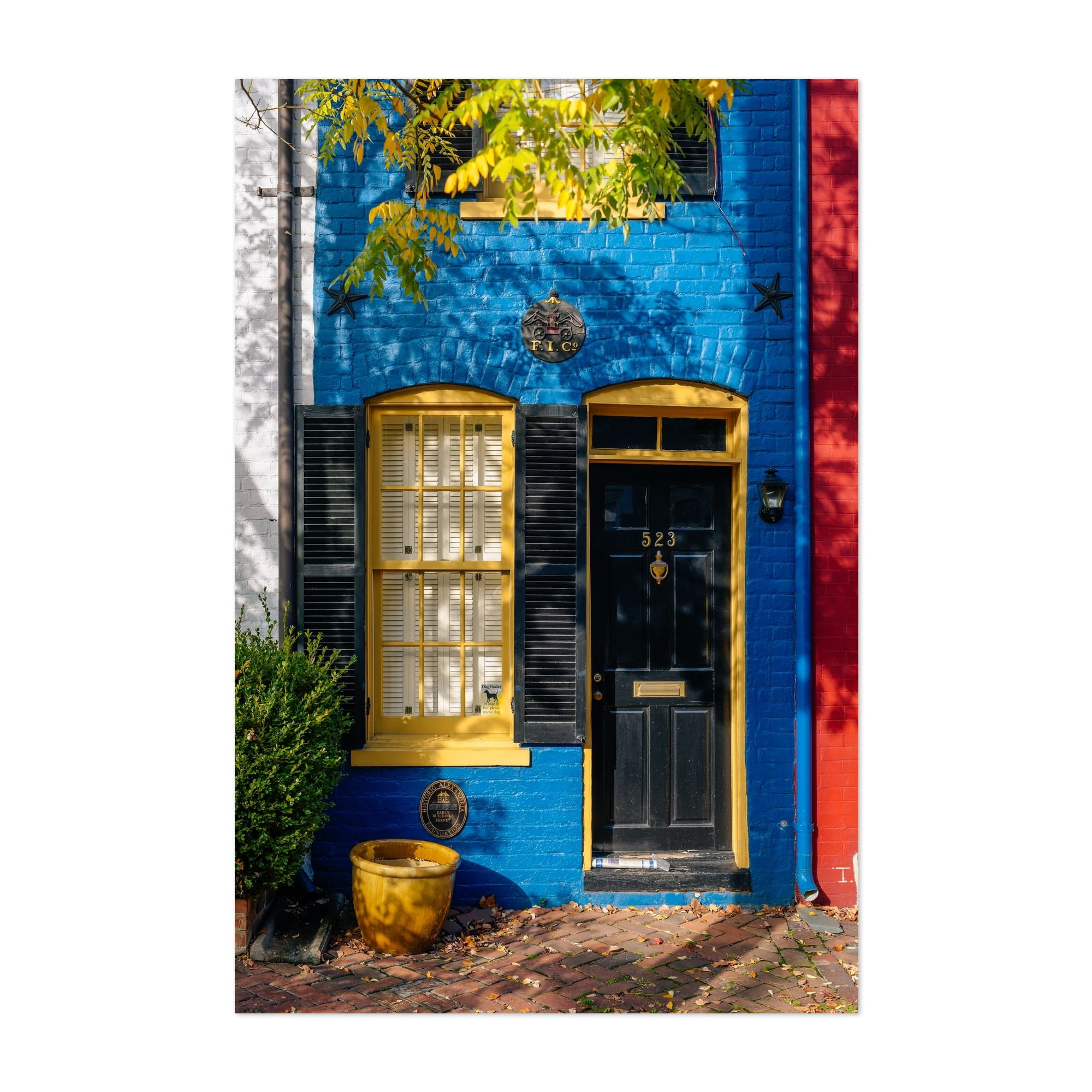 The Spite House - Alexandria Virginia Photography Unframed Wall Art ...