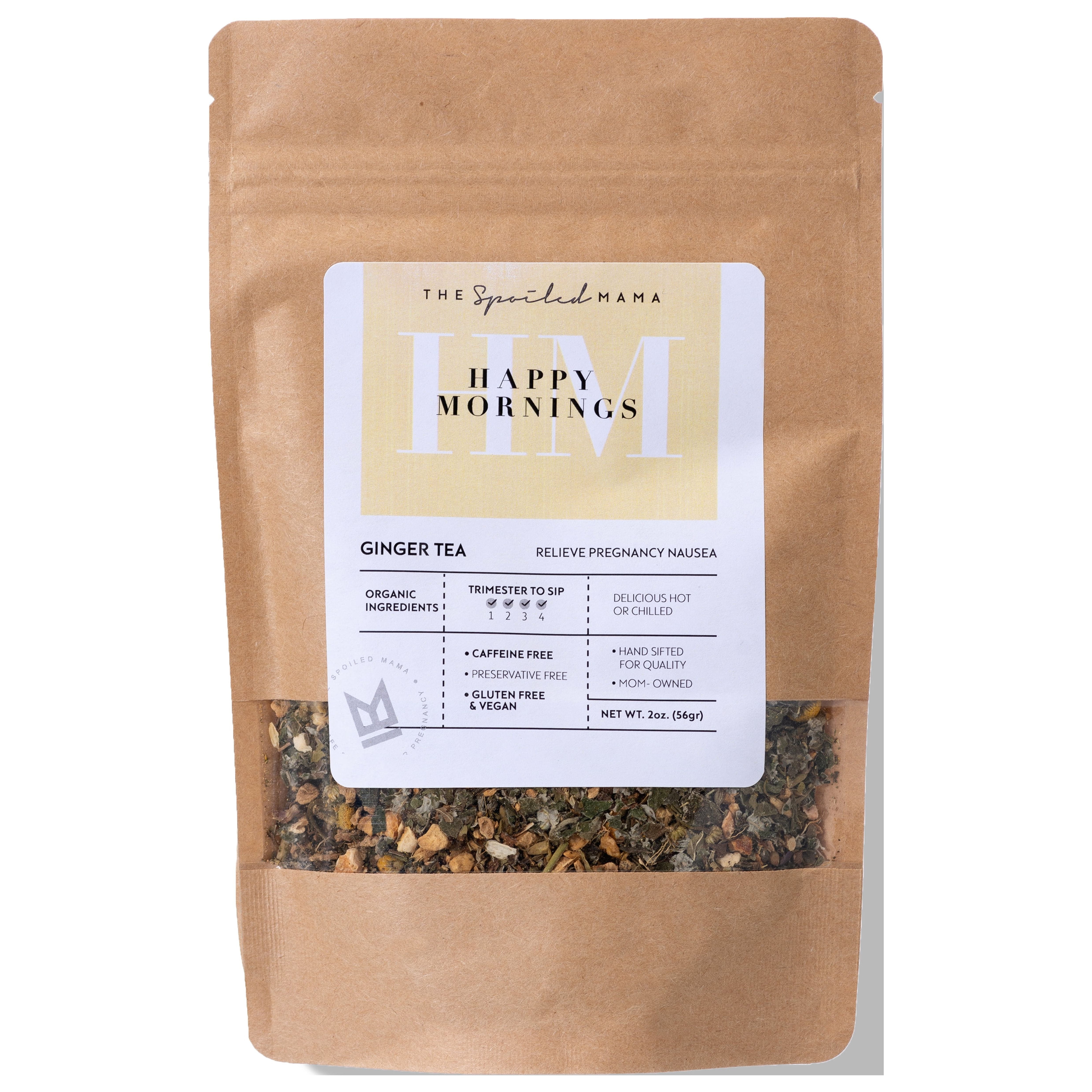 The Spoiled Mama Happy Mornings Pregnancy Tea for Morning Sickness ...