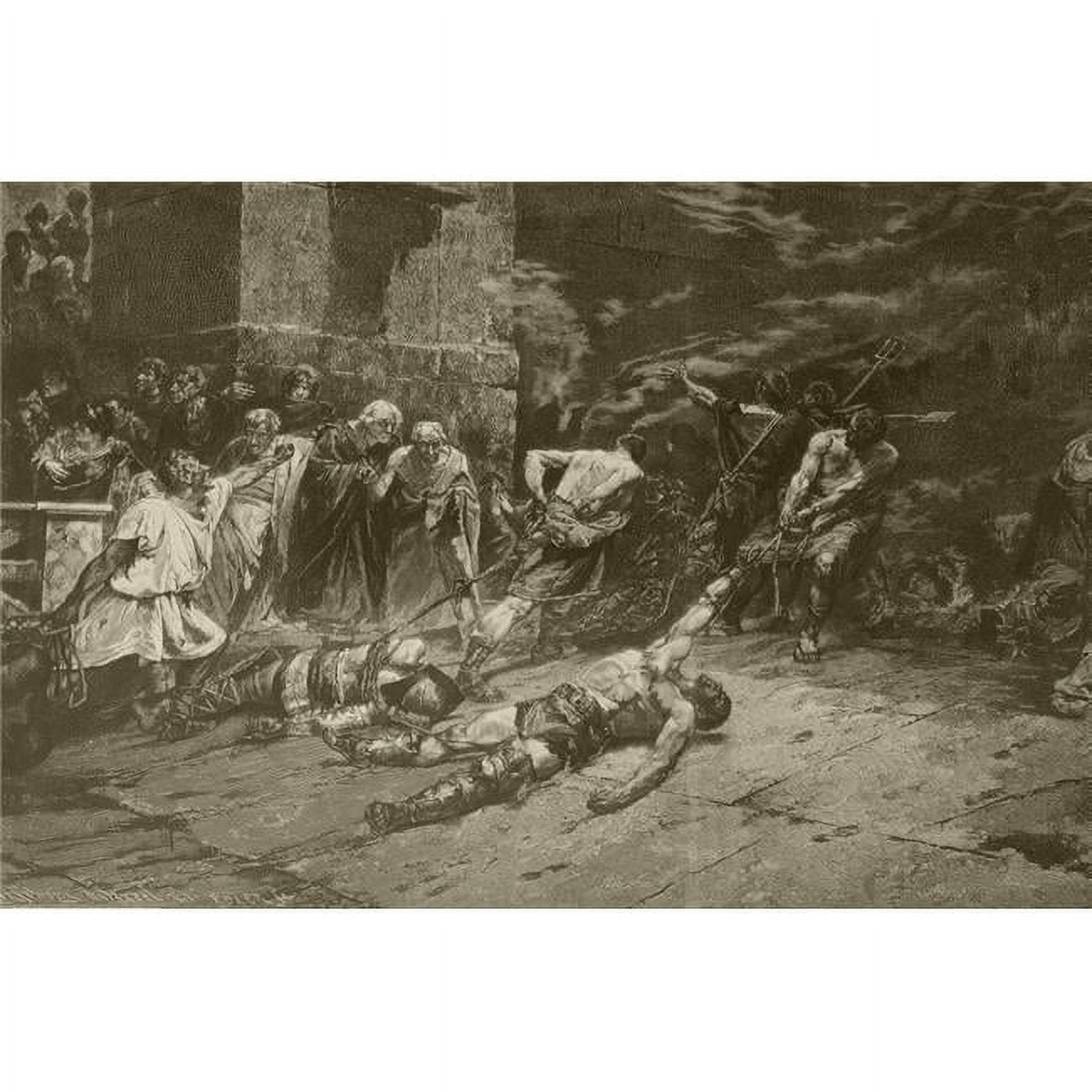 The Spoliarium. After A Painting By Juan Luna. From Album Artistico ...