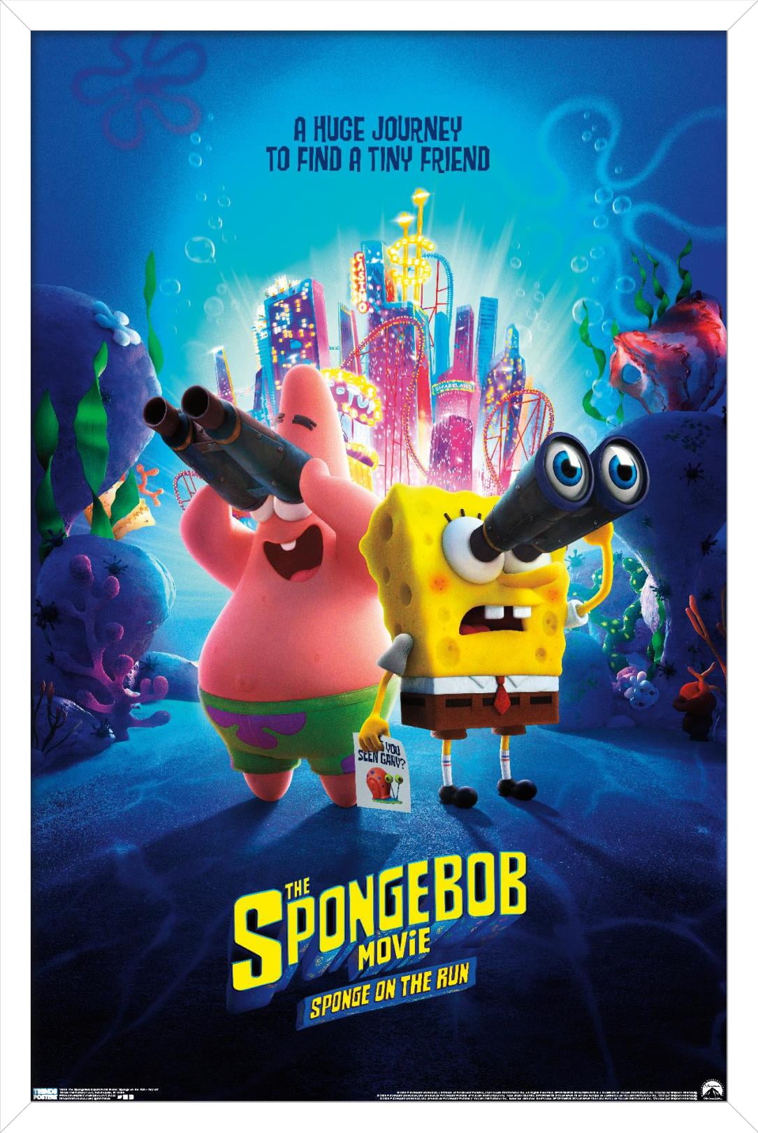 The SpongeBob MoVie: Sponge On The Run - Key Art Wall Poster, 22.375" x ...