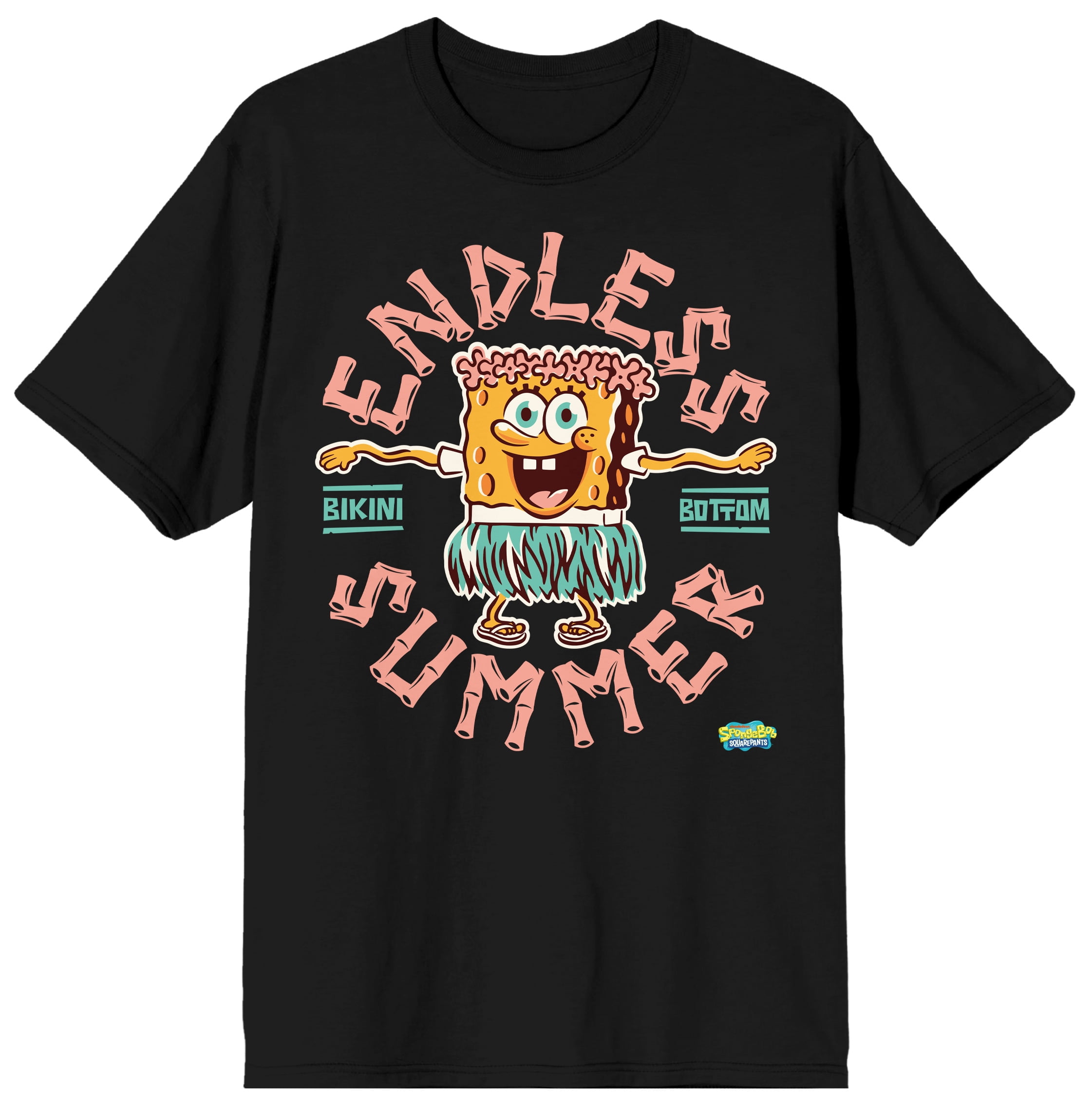 The SpongeBob SquarePants Hula Dancing Endless Summer Mens Tee-5XL ...