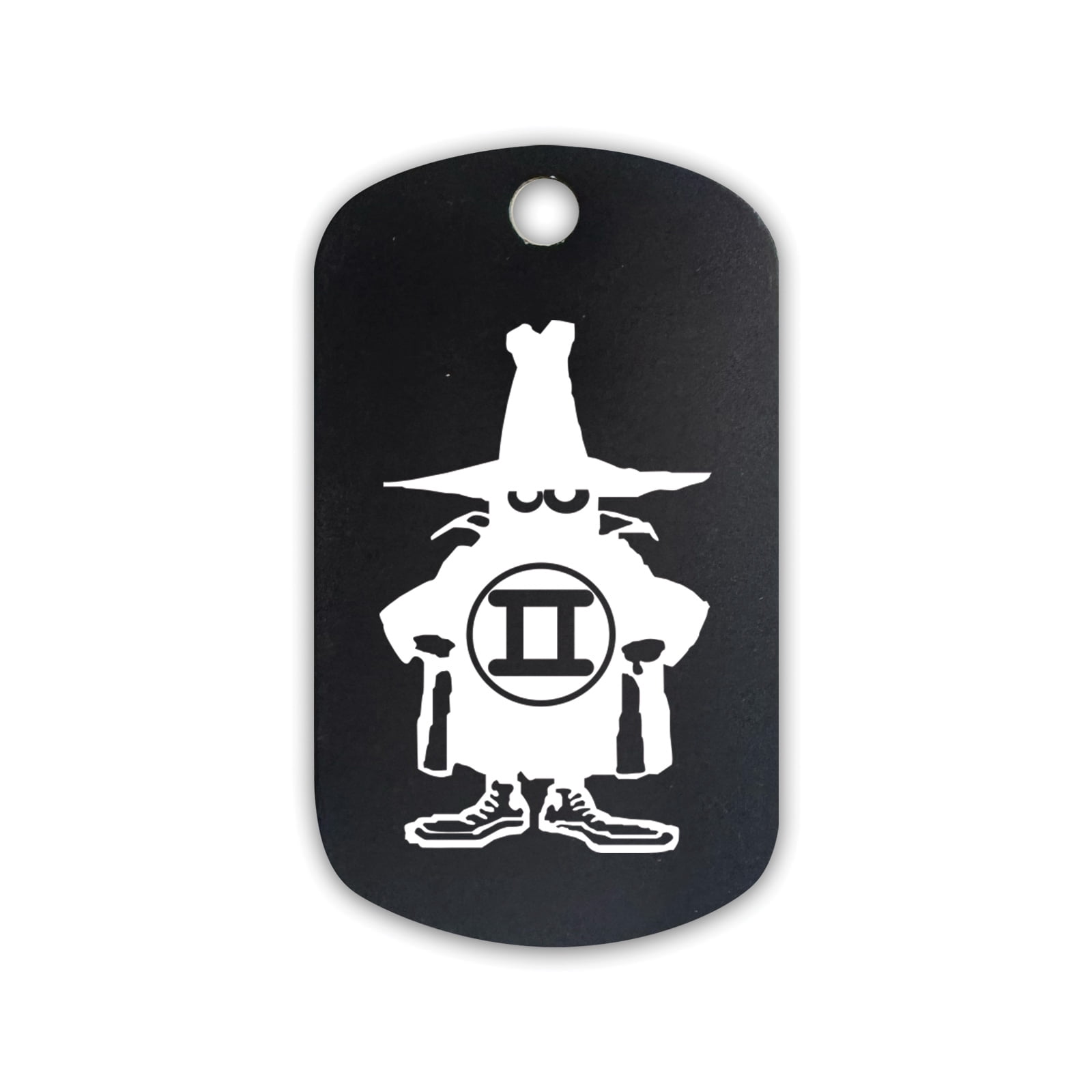 The Spook V2 GI Dog Tag Aluminum Keychain f-4 f4 phantom ghost - Black ...