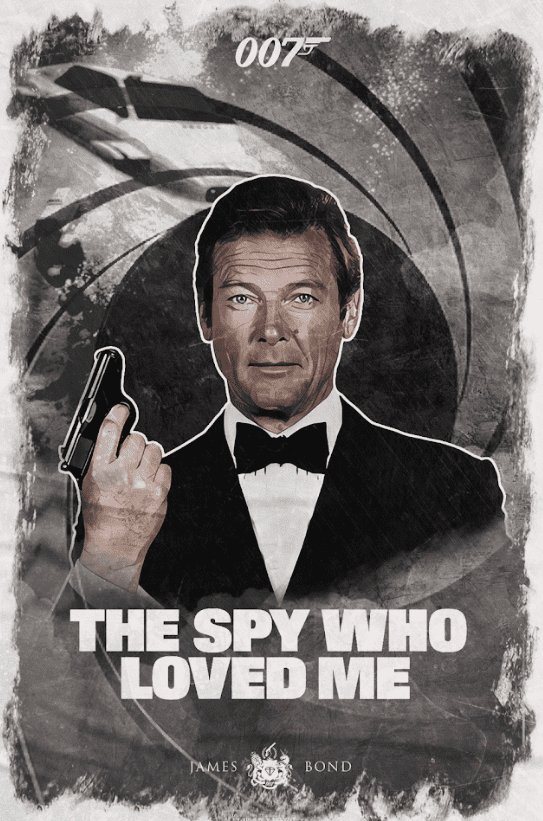 The Spy Who Loved Me 1977 Movie Poster 24x36 - James Bond Roger Moore Espionage - Walmart.com