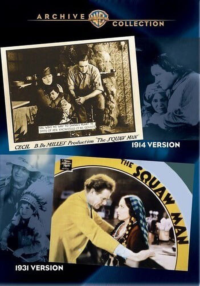 The Squaw Man (1914) / The Squaw Man (1931) (DVD), Warner Archives ...