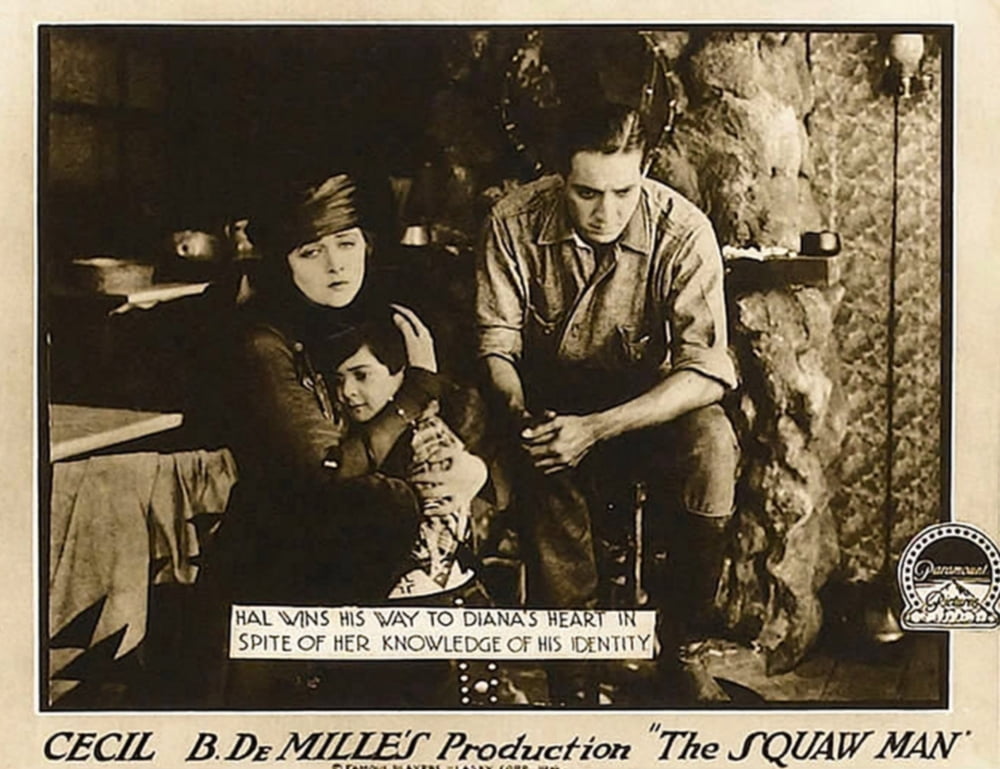 The Squaw Man L-R: Katherien Macdonald Pat Moore Elliott Dexter On ...