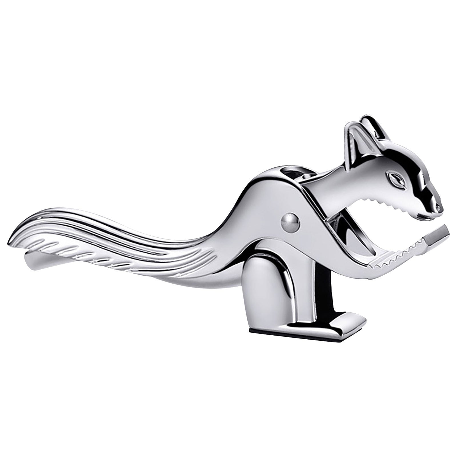 The Squirrel Heavyweight Aluminum Nutcracker - Cracks Almonds, Walnuts, Easy Clean - Walmart.com