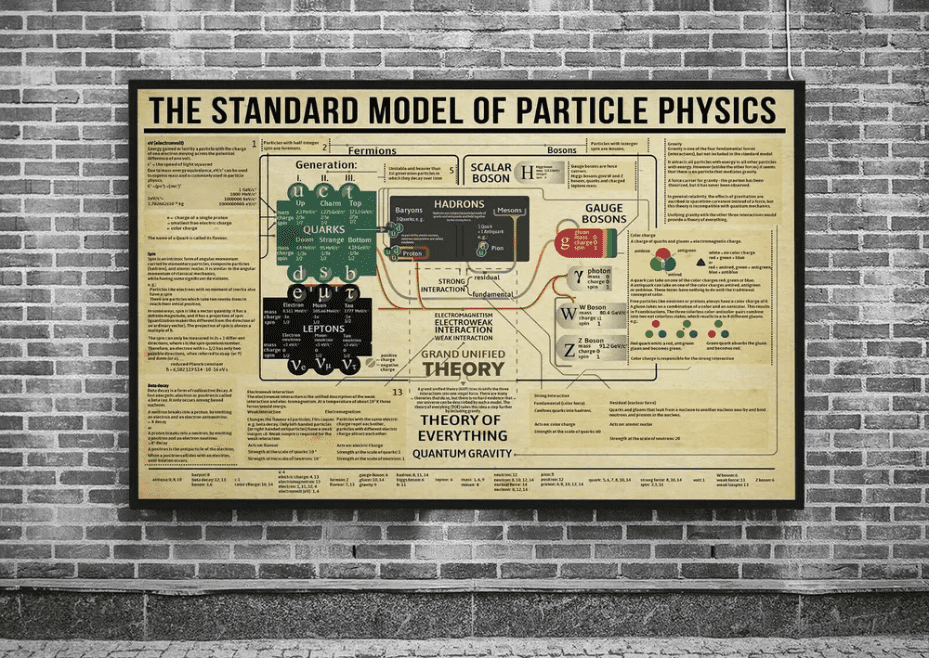 The Standard Model of Particle Physics Poster 16 x 24 Inch Poster ...