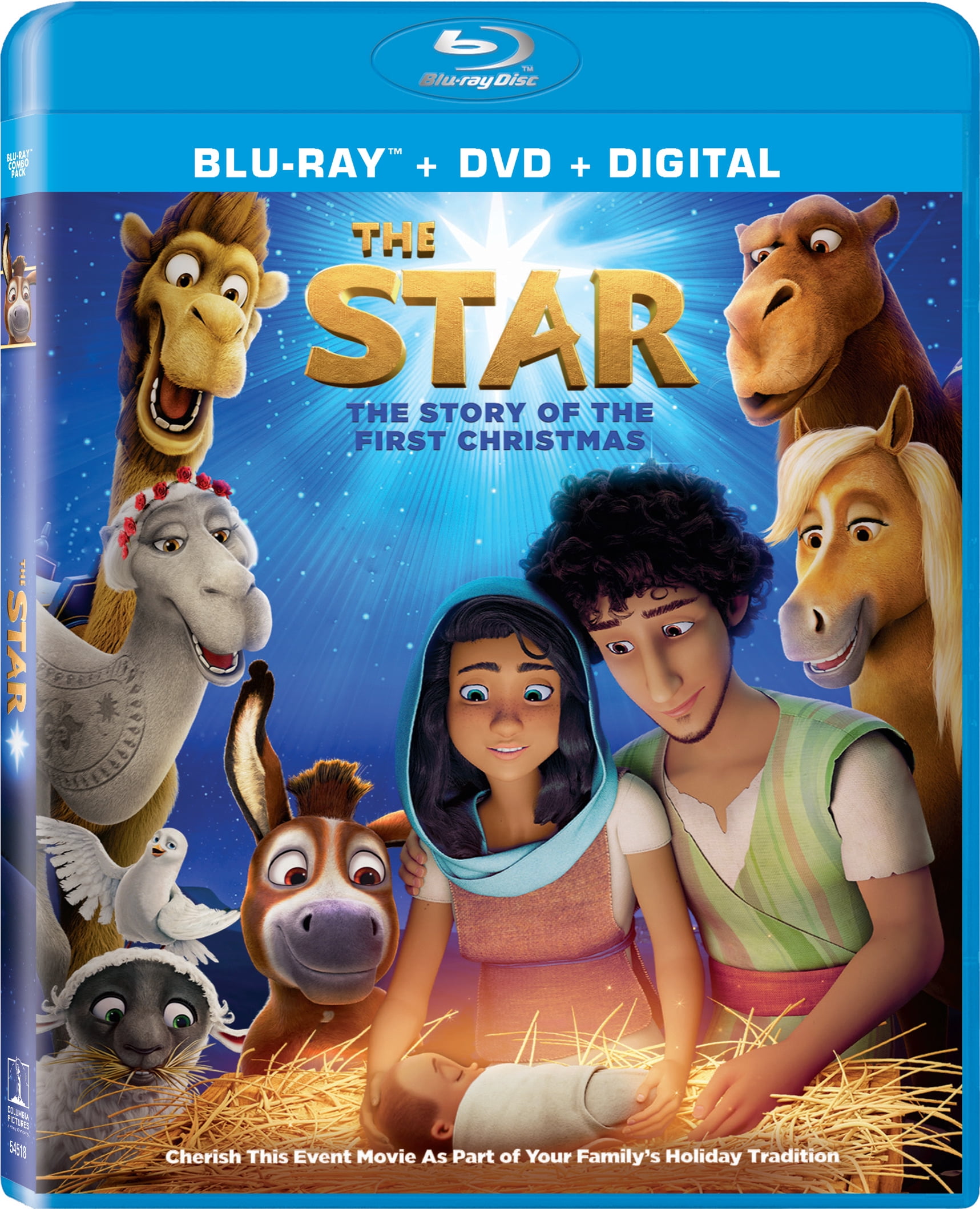 Sony Pictures: The Star Movie, HD Quality (Blu-ray + DVD + Digital ...