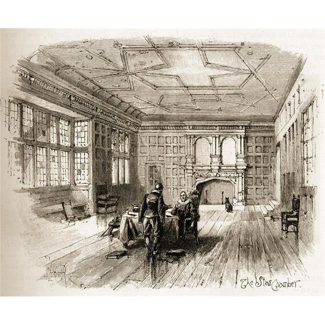 The Star Chamber Was An English Court of Law At The Royal Palace of ...
