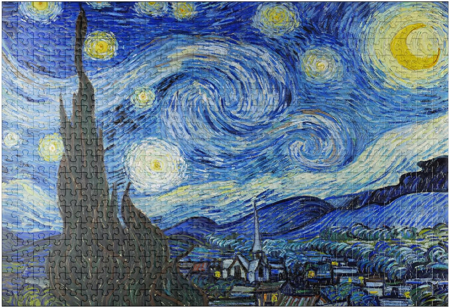 EuroGraphics Starry Night by Vincent Van Gogh 2000-Piece Puzzle ...