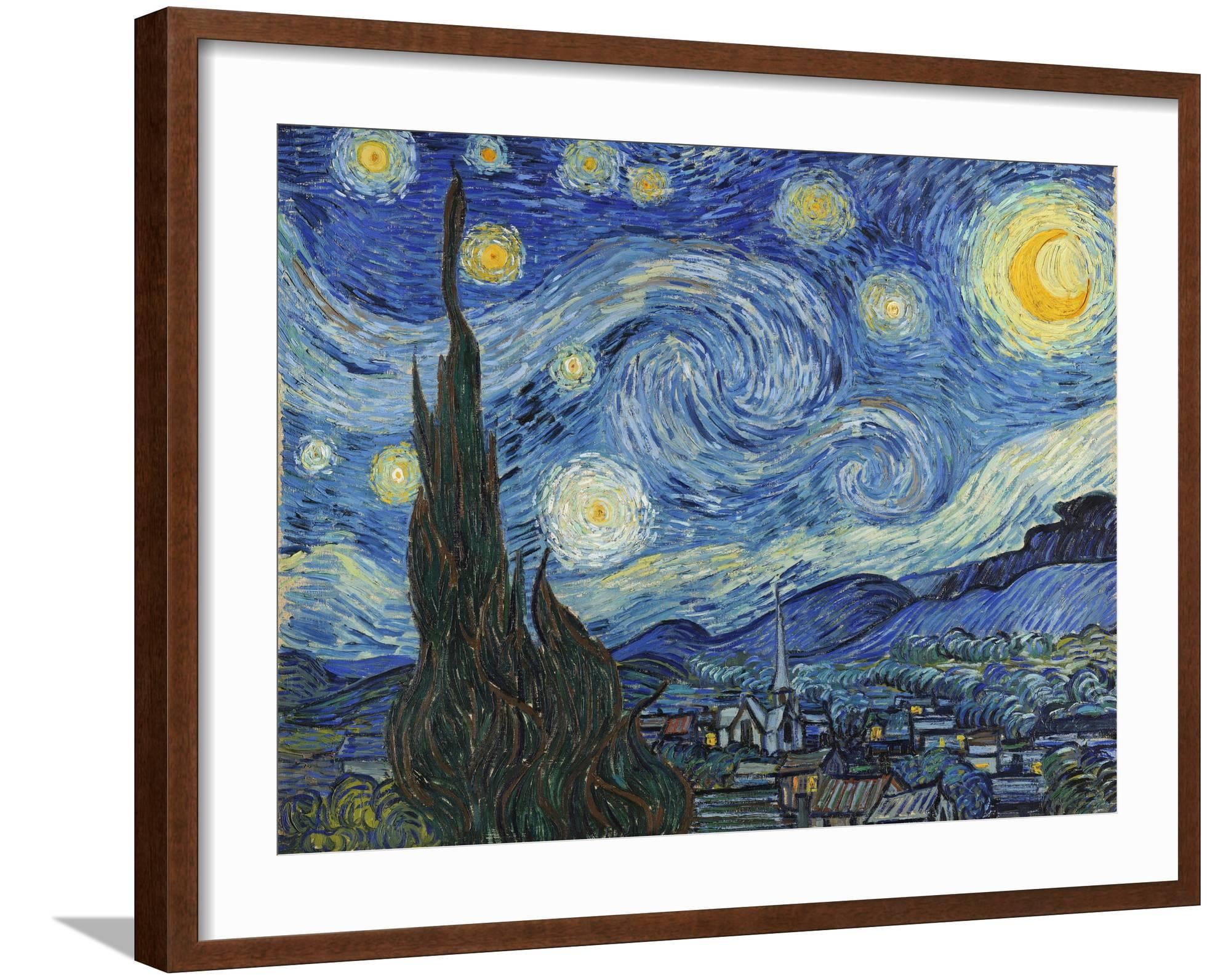 Art.com The Starry Night, June 1889 Giclee Print by Vincent van Gogh ...