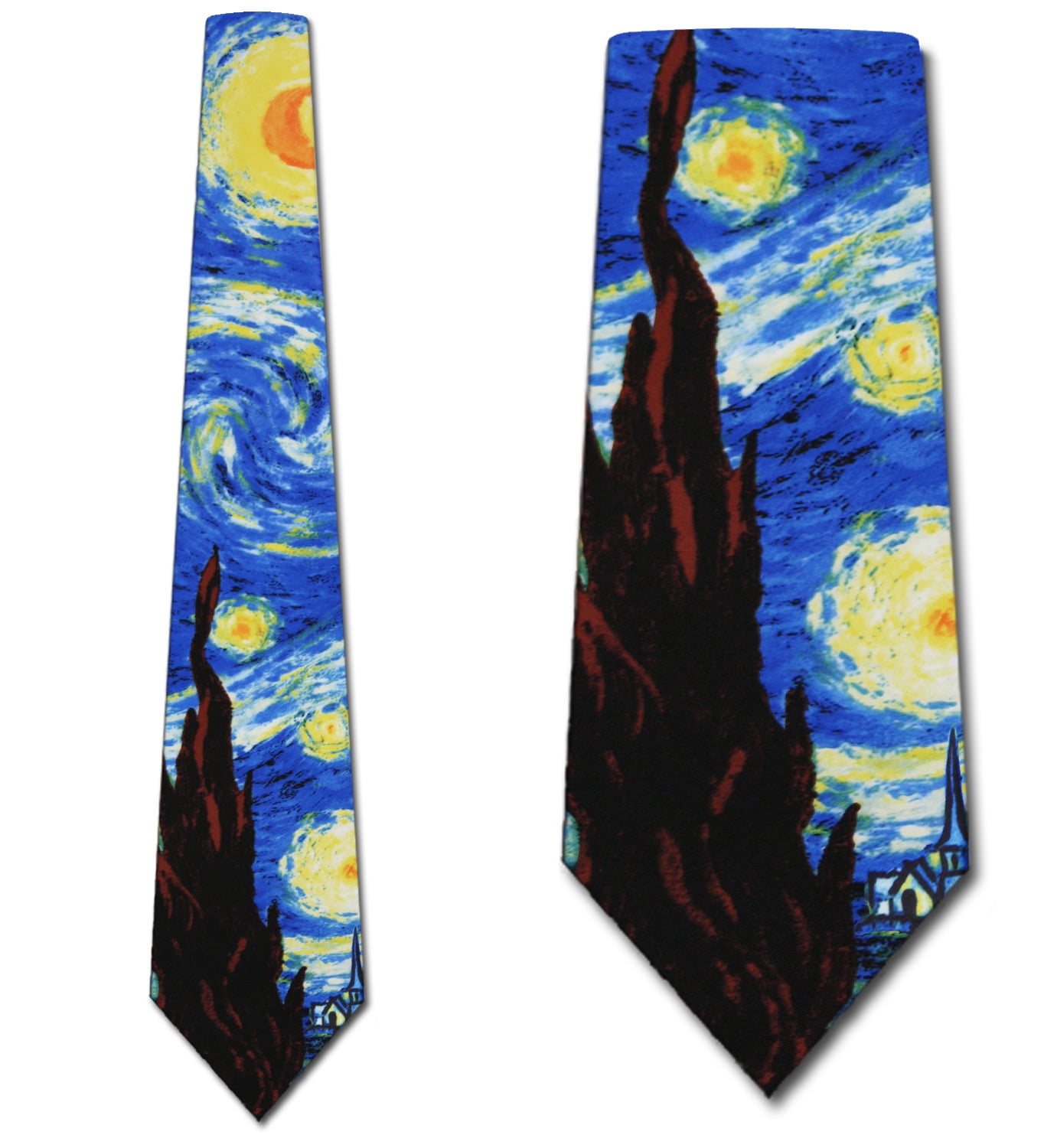 The Starry Night Necktie Mens Tie by Three Rooker - Walmart.com
