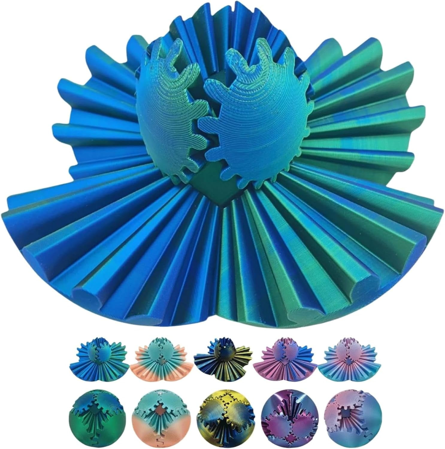 The Steampunk Whirling Wonder ， 3D Printed Toys Cube Stress Ball，Gear ...