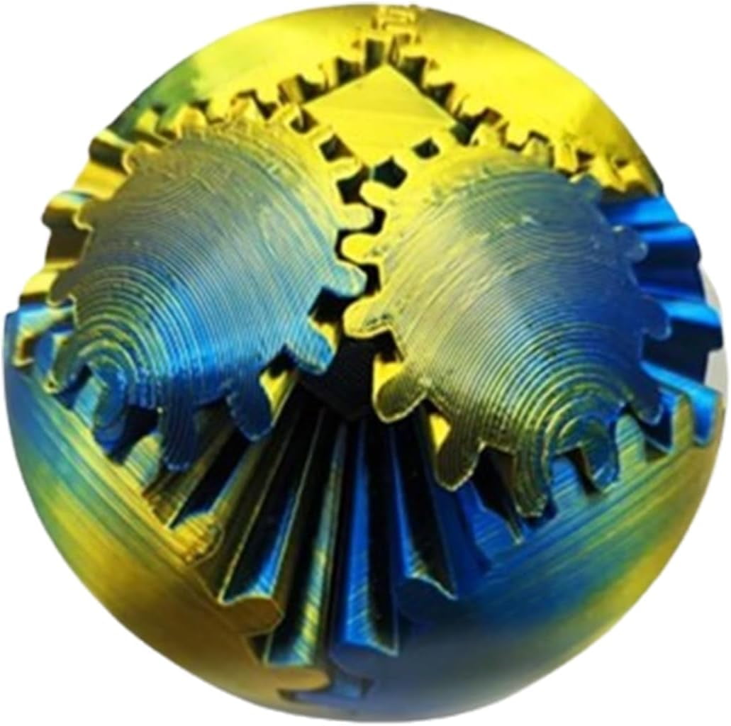 The Steampunk Whirling Wonder Fidget (Gear Ball),3D Printed Gear Ball ...