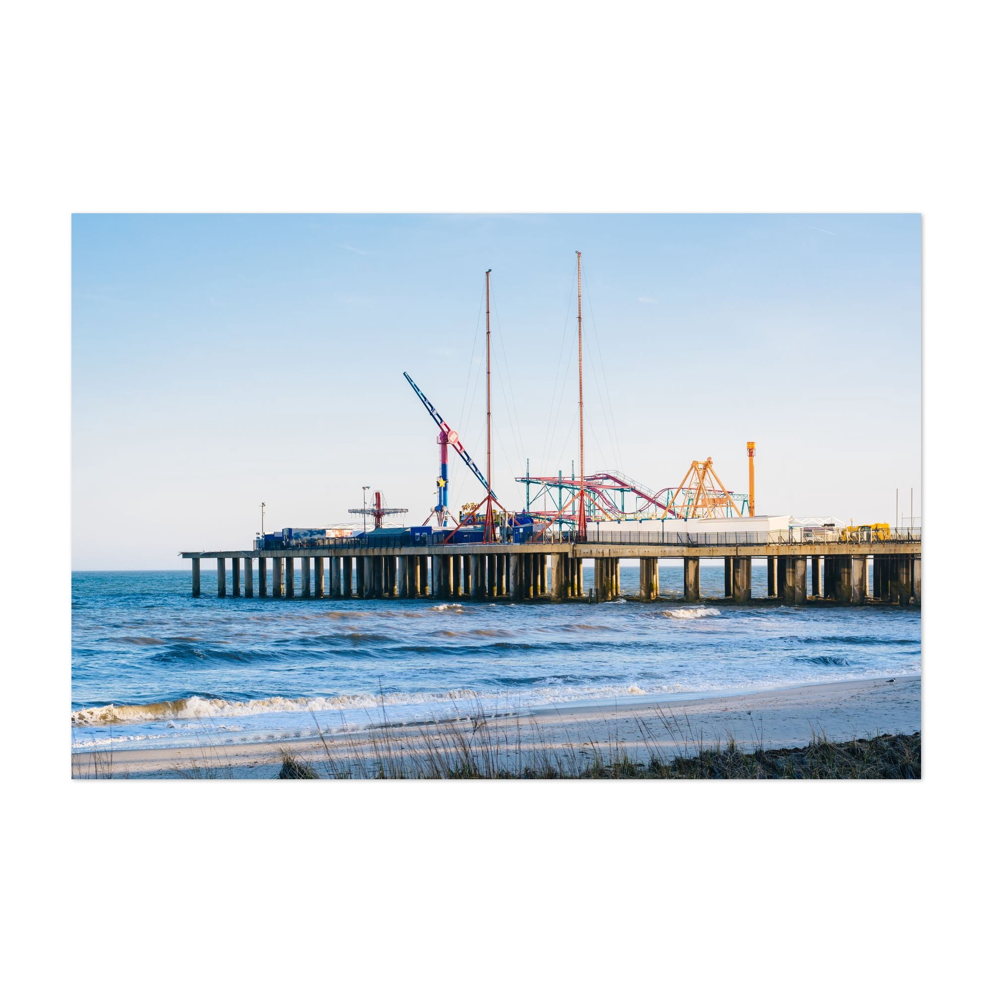 The Steel Pier - Atlantic City New Jersey Photography Boardwalk Ocean ...