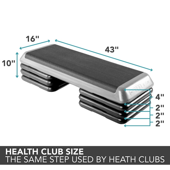 Free Shipping! The Step Freestyle Aerobic Platform with 6 Risers ...