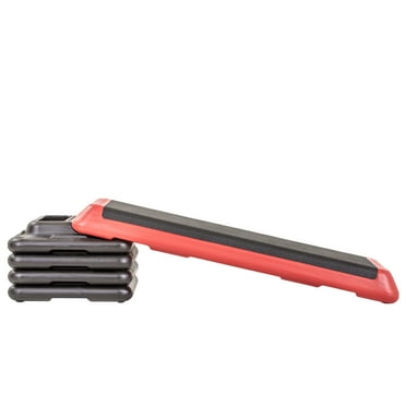 The Step Original Health Club Aerobic Step Risers in Black/Gray for Use ...