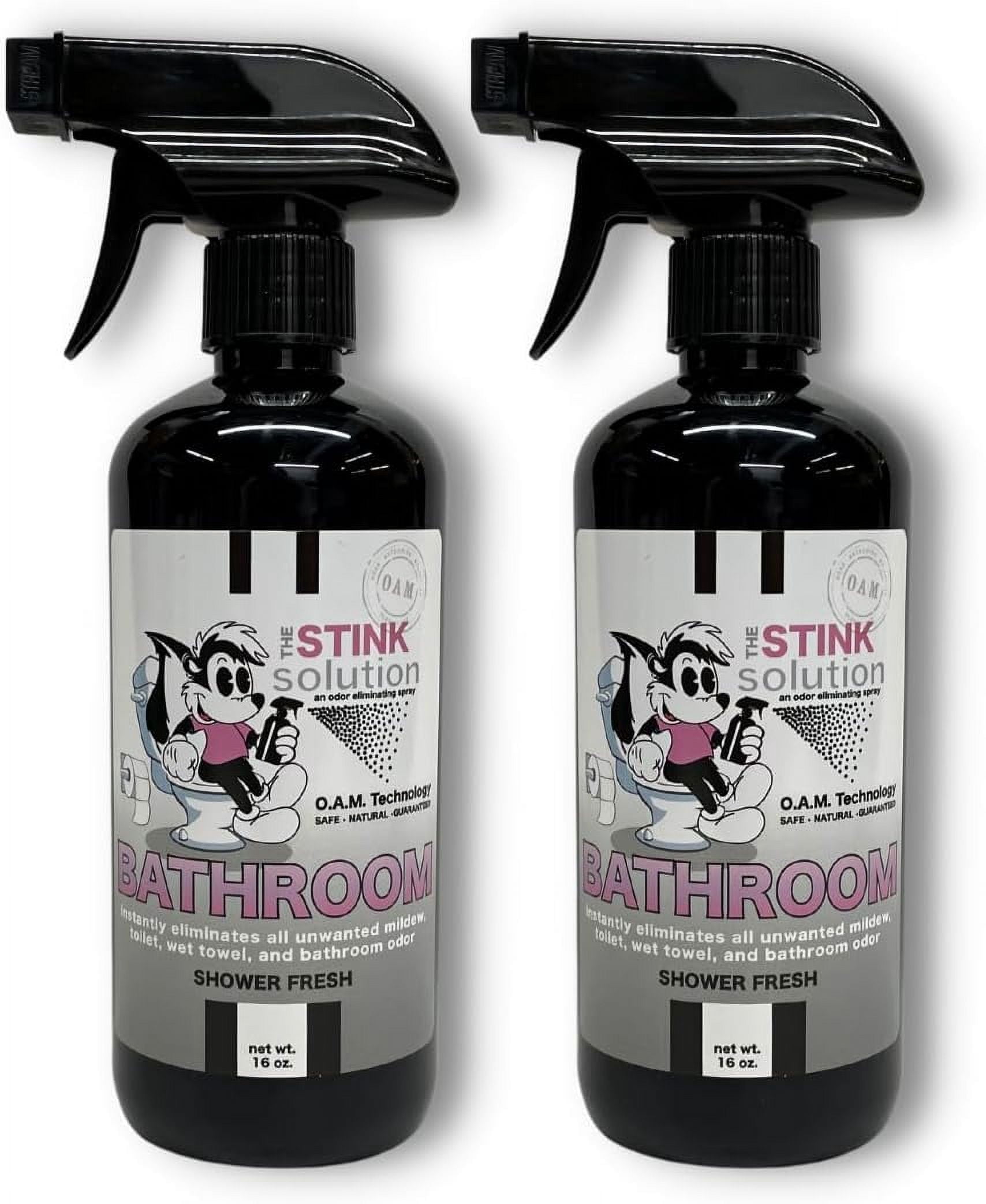 The Stink Solution Bathroom Odor Eliminator Spray, Shower Fresh, 16 oz ...