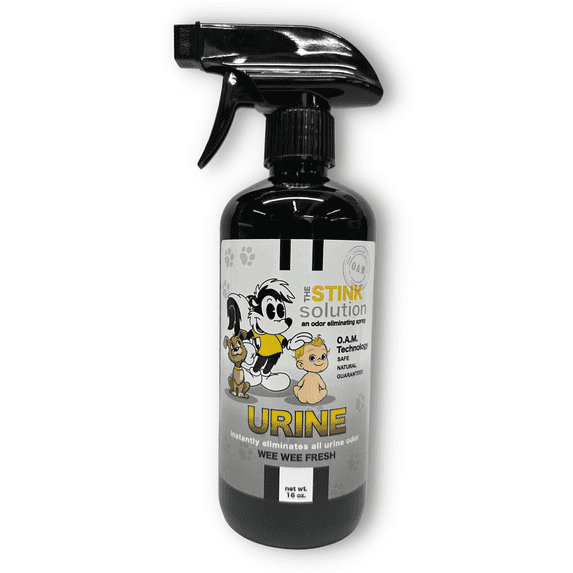 The Stink Solution Urine Odor Eliminator Spray, Wee Wee Fresh, 16 oz, 1 ...