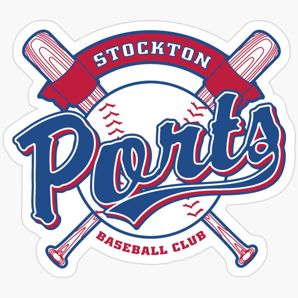 The-Stockton-Ports-Baseball Logo Sticker Baseball Sticker, Football ...