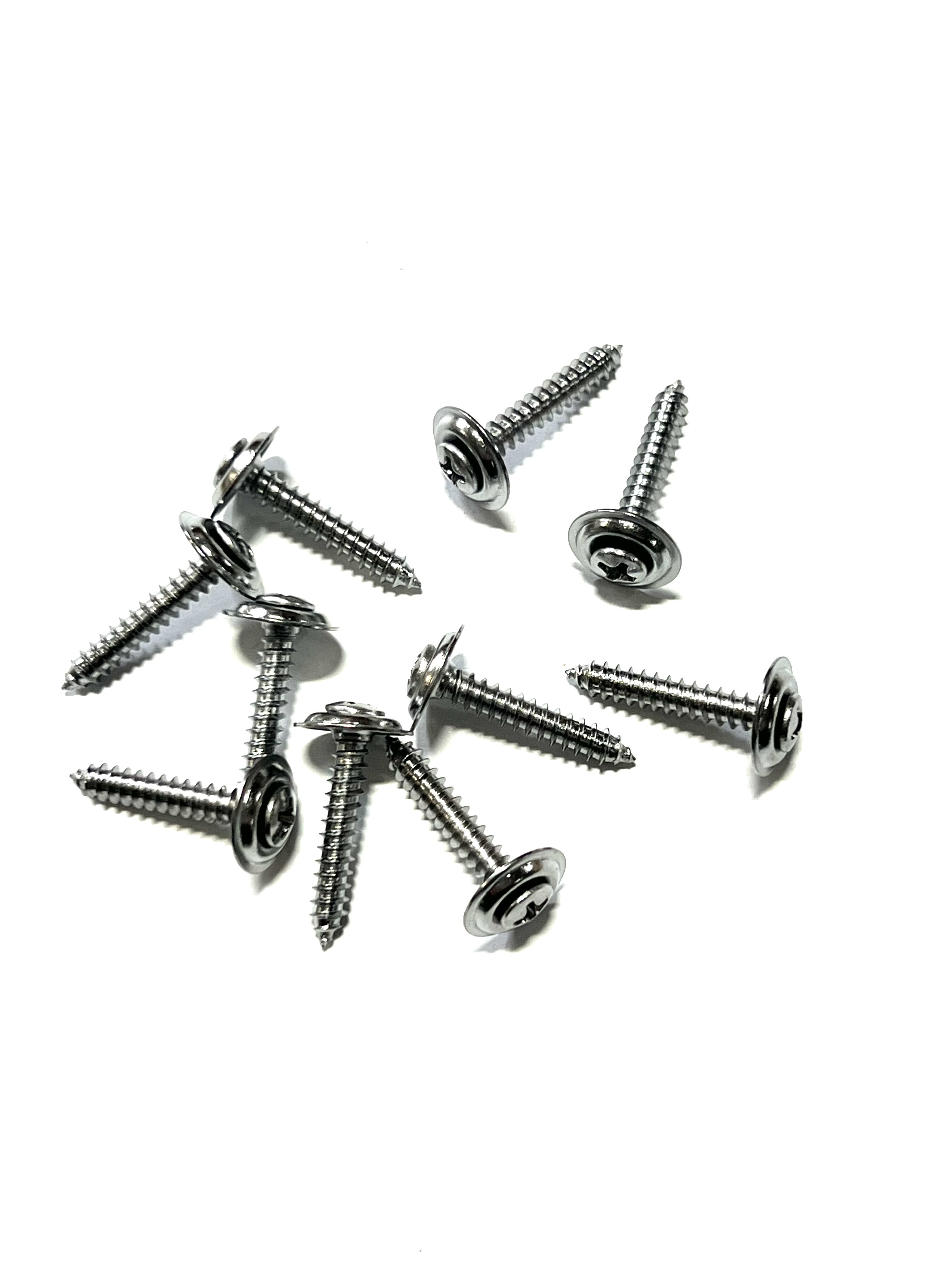 The Stop Shop 1967-1981 Kick Panel Screw Set, Chrome, 10 Pieces ...