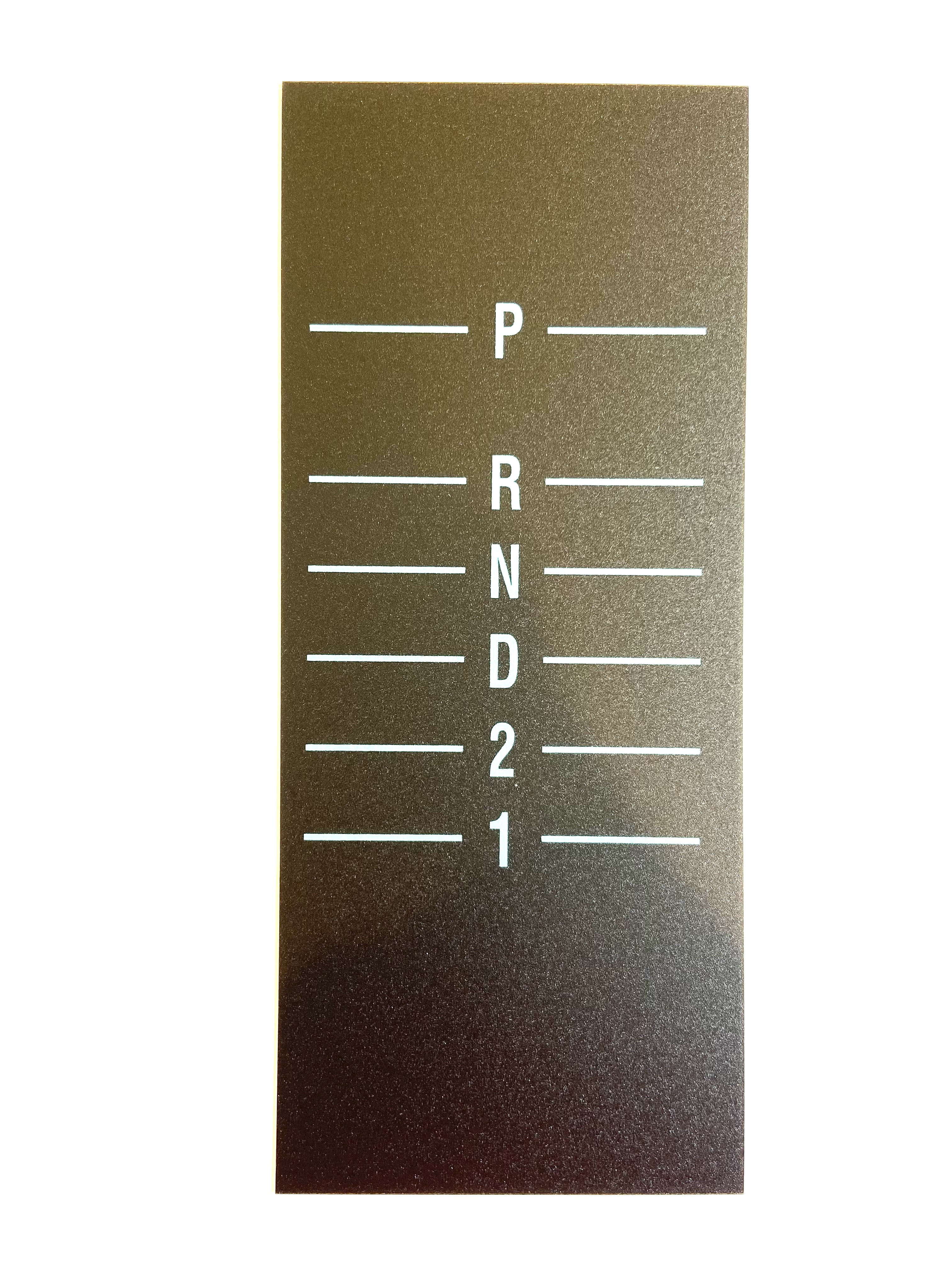 The Stop Shop 1970-1972 Console Shift Plate Pattern Insert for 3 Speed ...