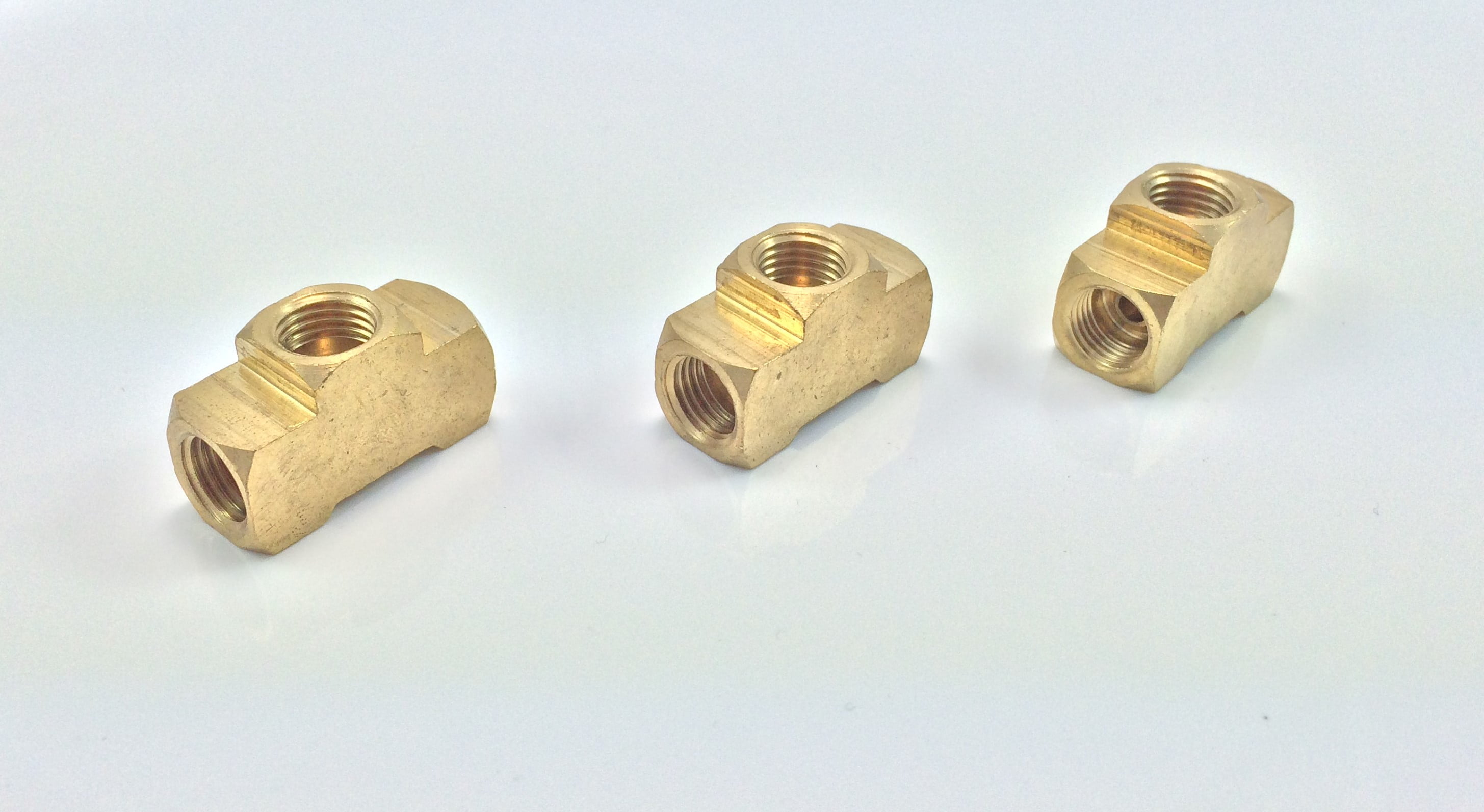 The Stop Shop 3-Way Female Brake Line Tee for 3/16" Tube for inverted ...