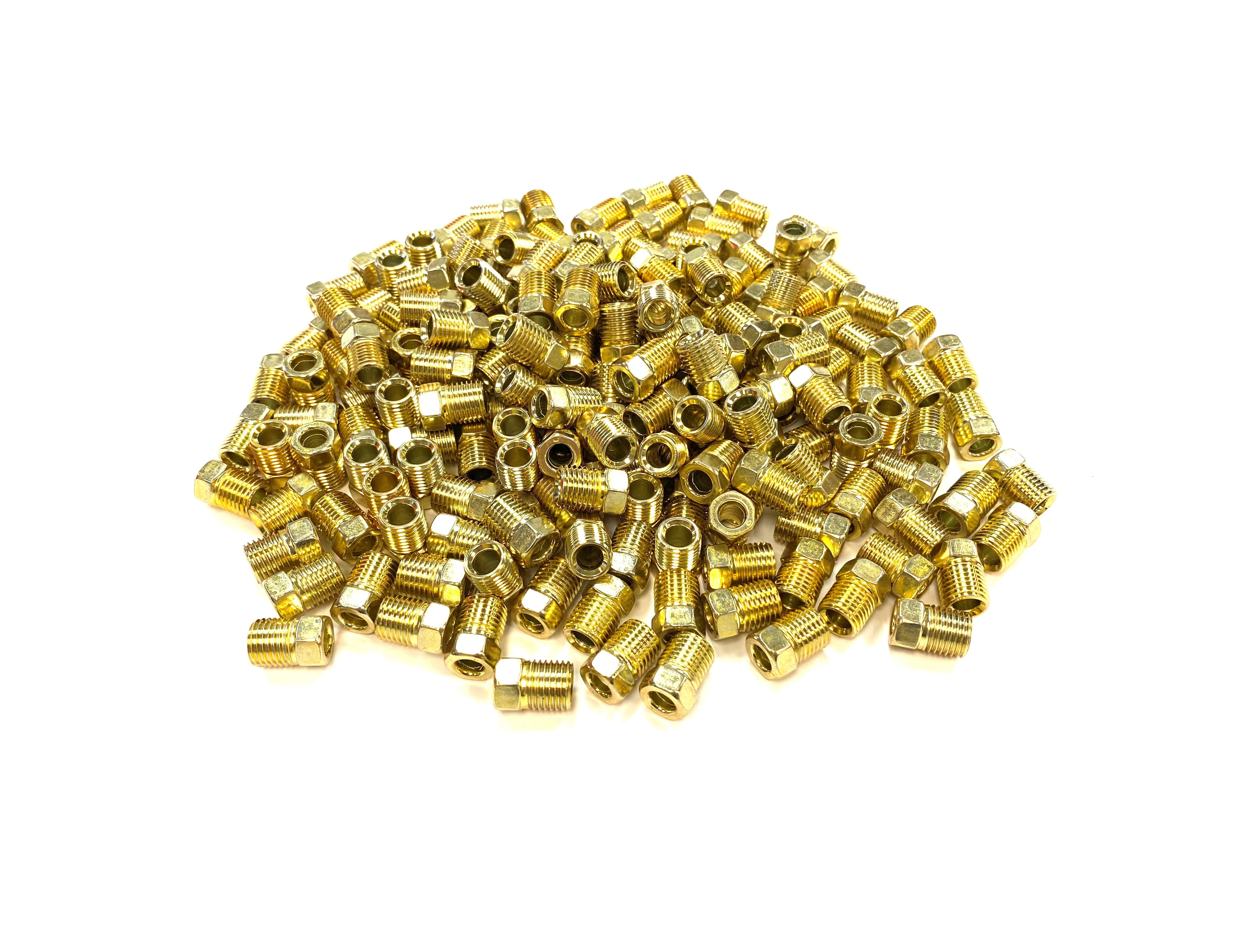 The Stop Shop Inverted Flare Steel Metric 10x1mm Brake Line Fittings ...